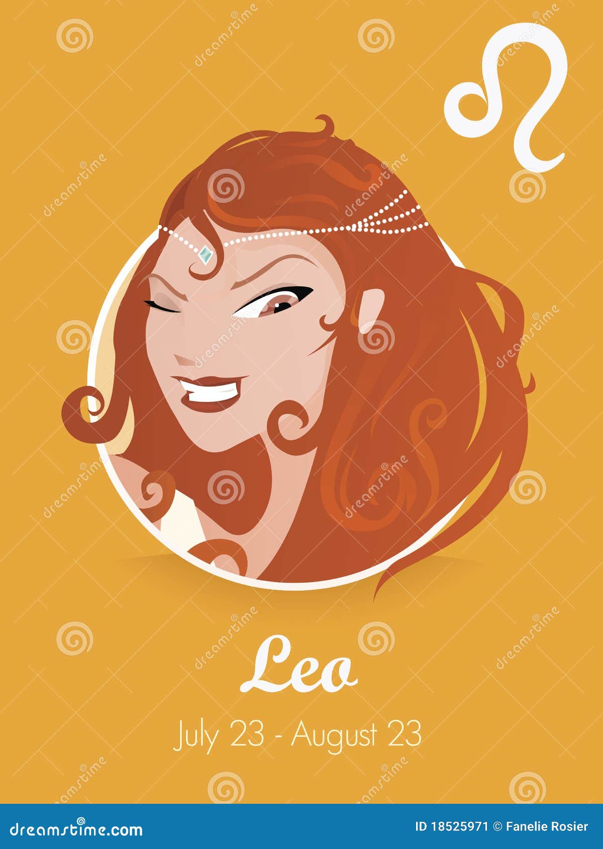 Leo sign vector stock vector. Illustration of lion, blond - 18525971