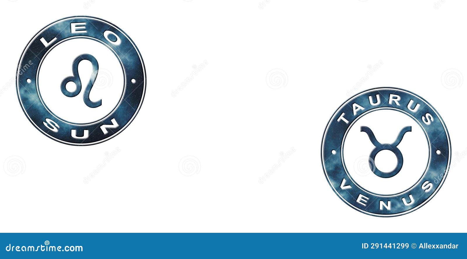 Leo and Taurus Compatibility Stock Illustration - Illustration of ...