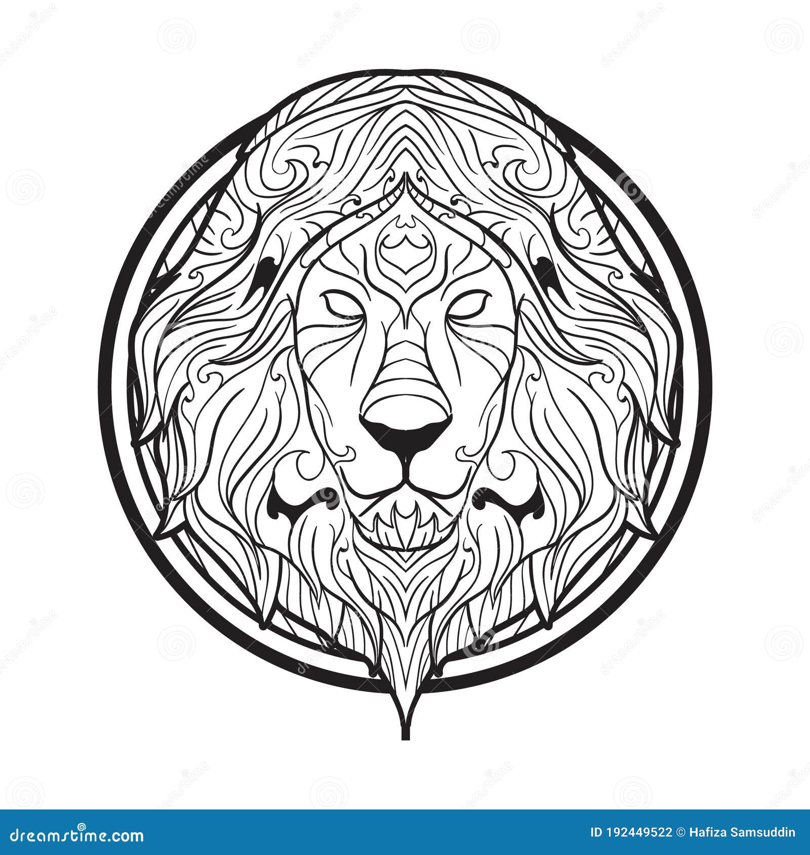 Leo. Vector Illustration Decorative Design Stock Vector - Illustration ...