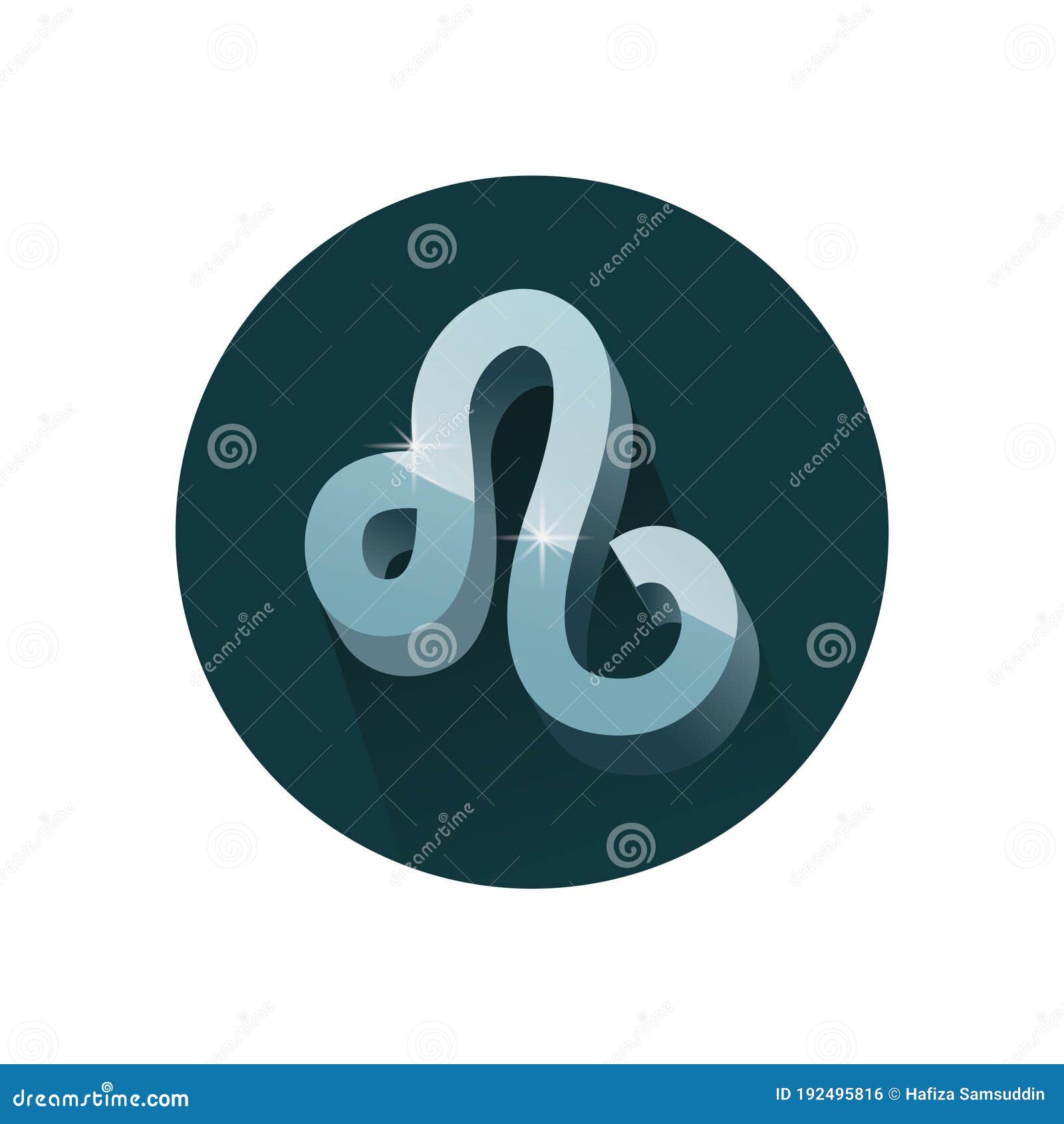 Leo. Vector Illustration Decorative Design Stock Vector - Illustration ...