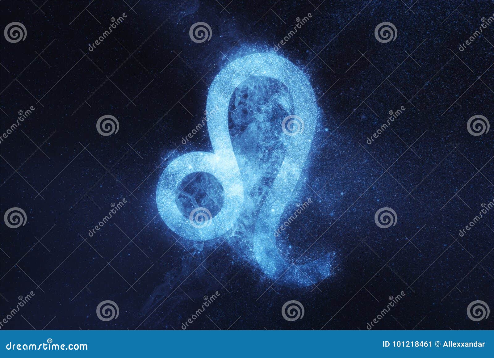 Leo Zodiac Sign. Abstract Night Sky Background Royalty-Free Stock Photo ...