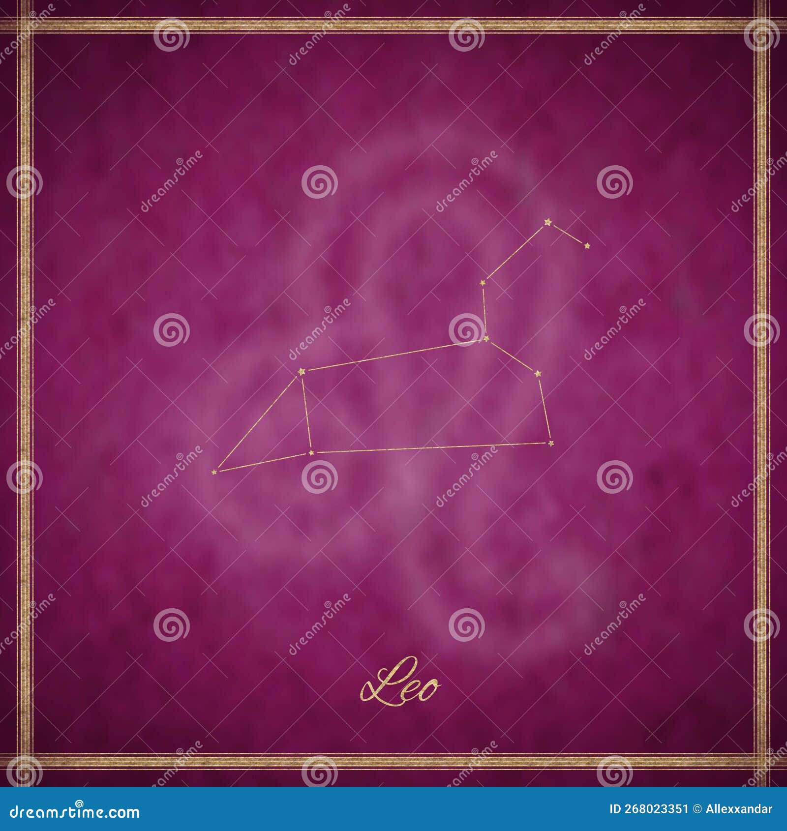 Leo Zodiac Sign, Leo Symbol Stock Illustration - Illustration of ...