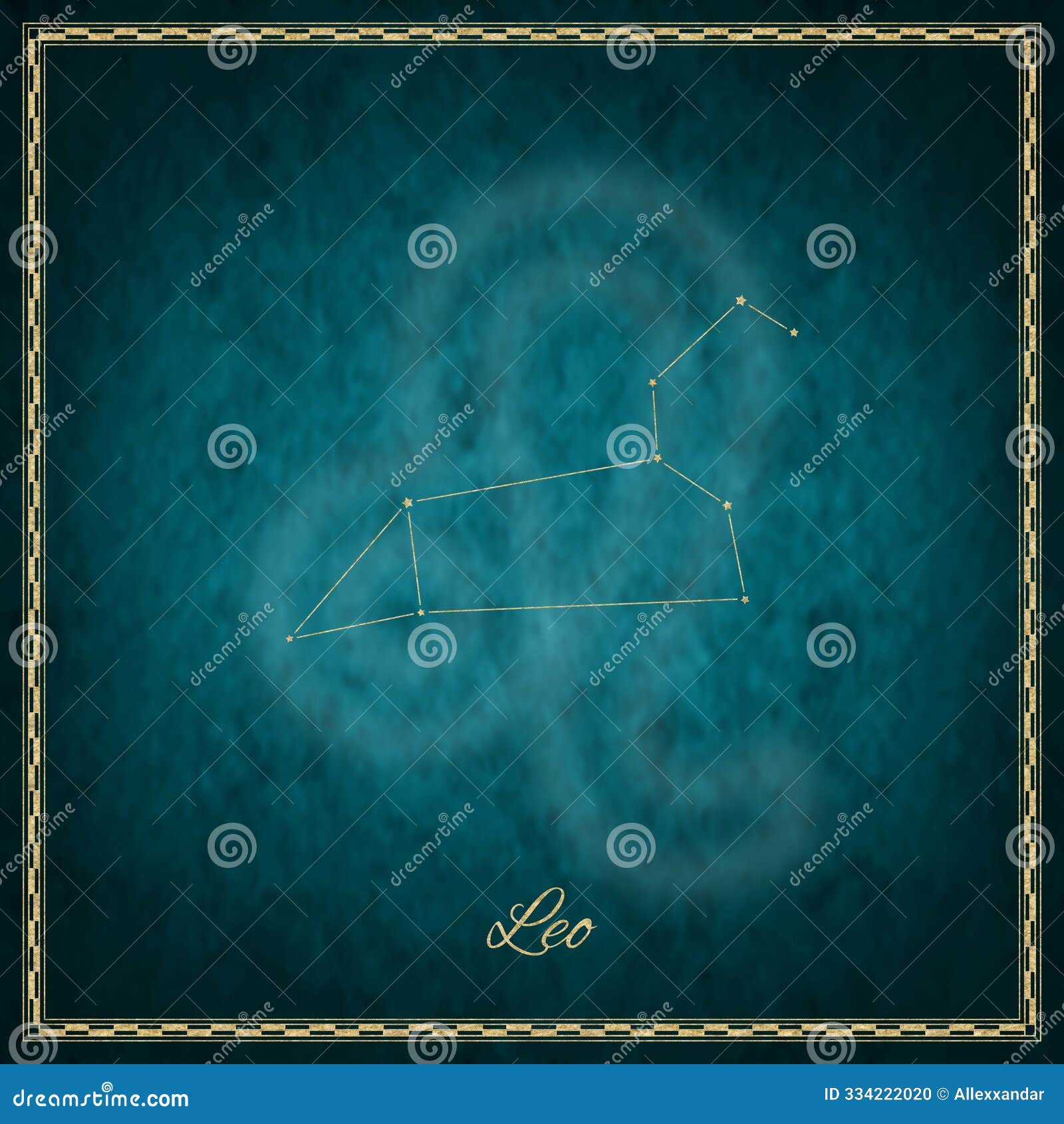 Leo Zodiac Sign, Leo Symbol Stock Illustration - Illustration of design ...