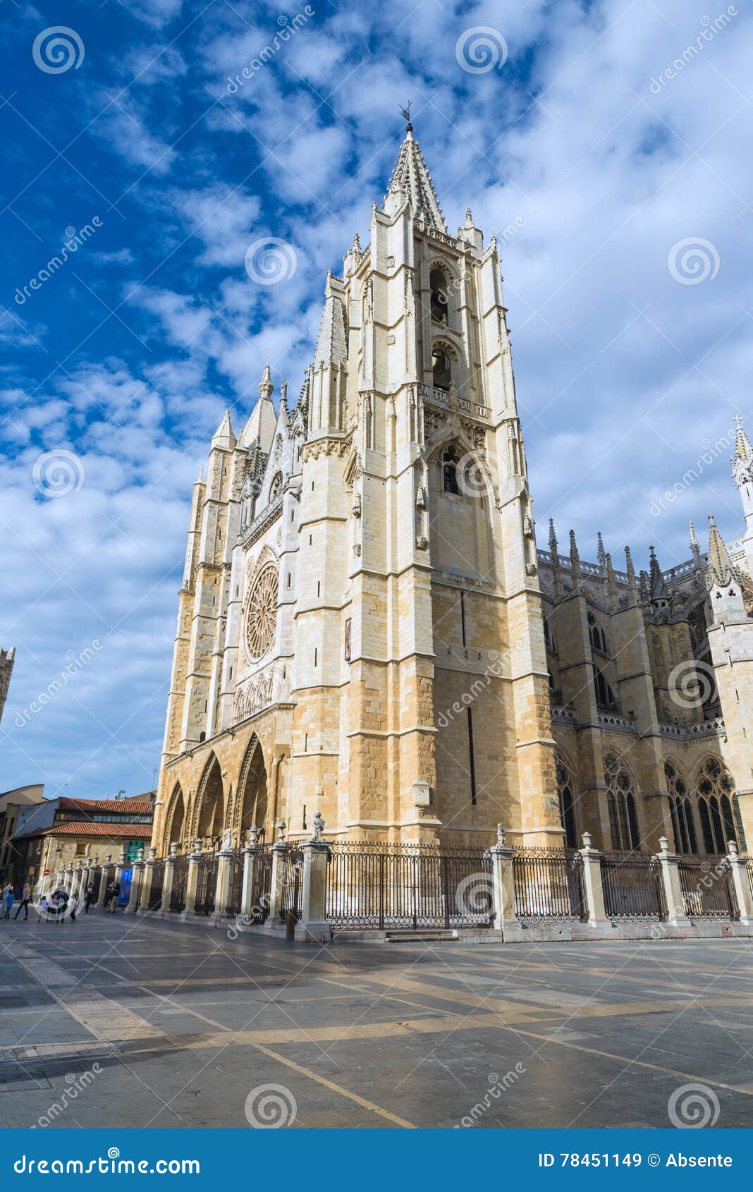 Leon Cathedral editorial stock image. Image of historic - 78451149
