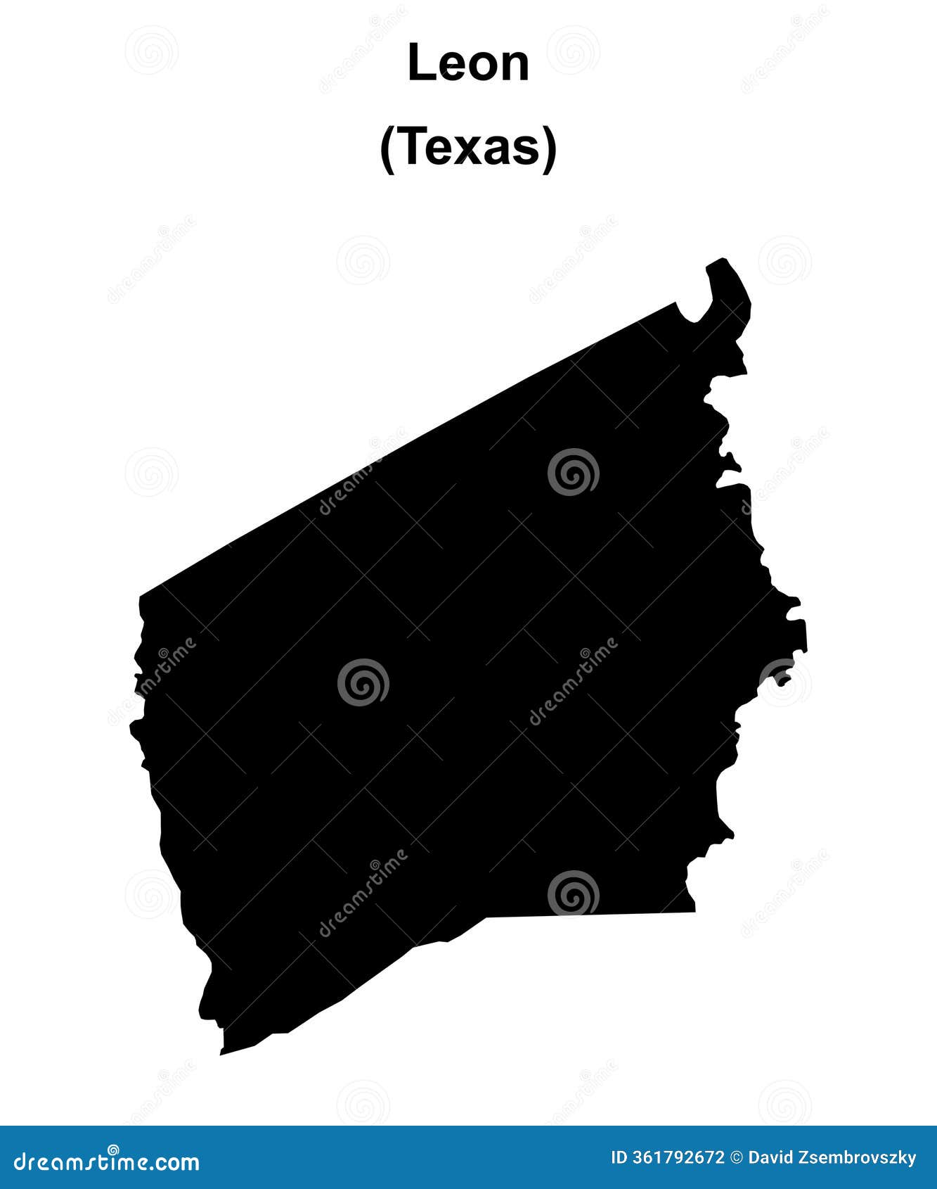 Leon Outline Map Cartoon Vector | CartoonDealer.com #360613697