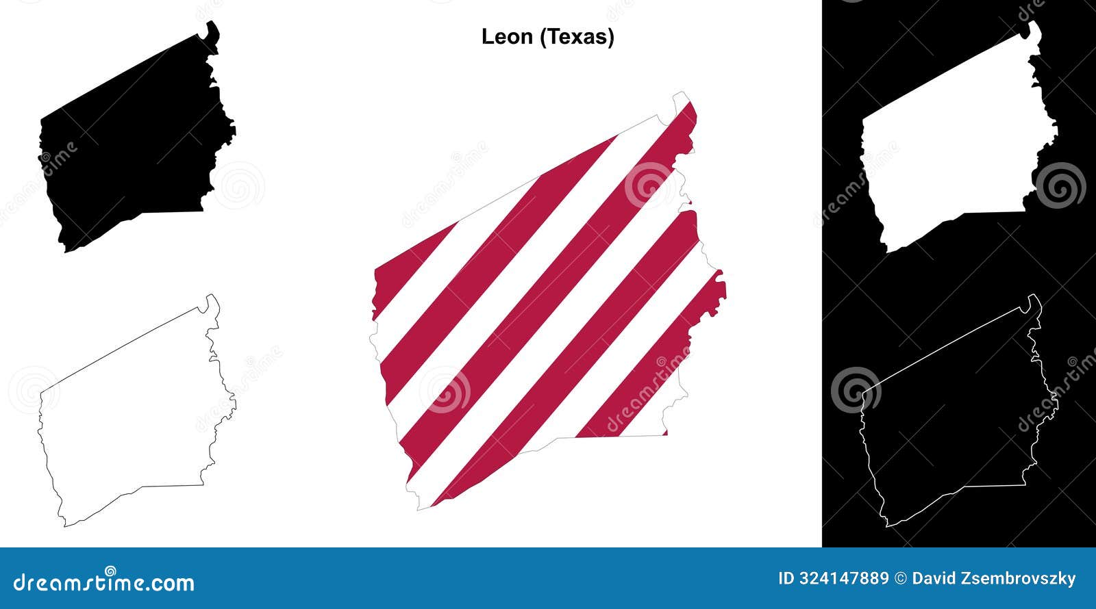 Leon Outline Map Cartoon Vector | CartoonDealer.com #334893403