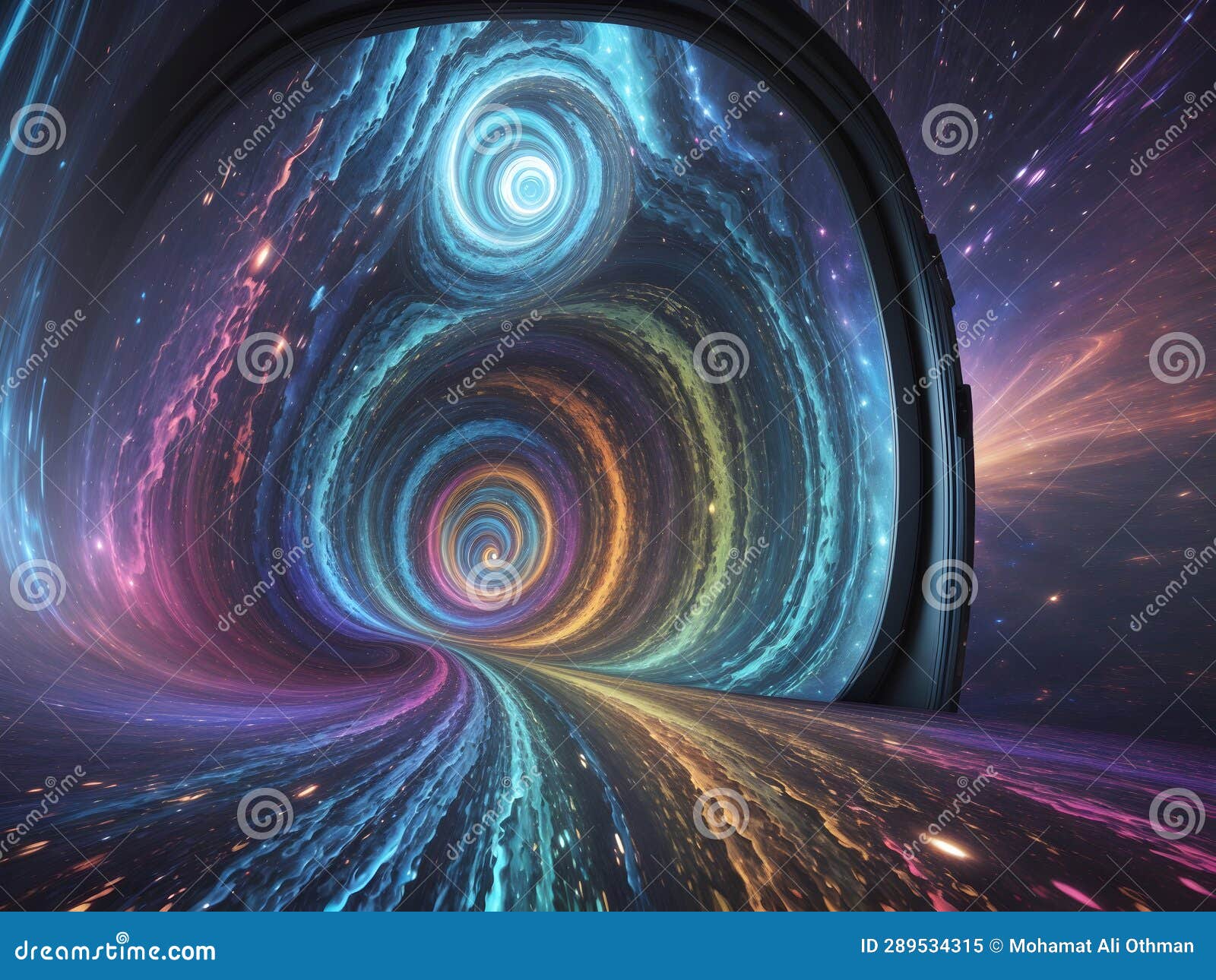 Leonardo Ai Generated Reality Warp Stock Illustration - Illustration of ...
