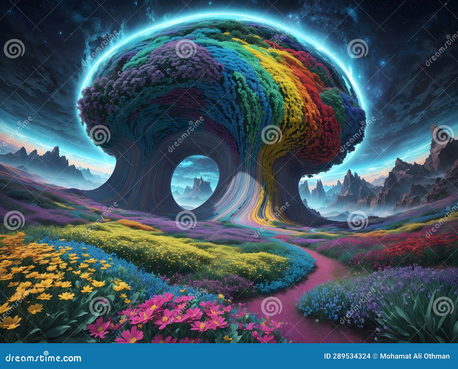 Leonardo Ai Generated Reality Warp Stock Photo - Image of unreal ...