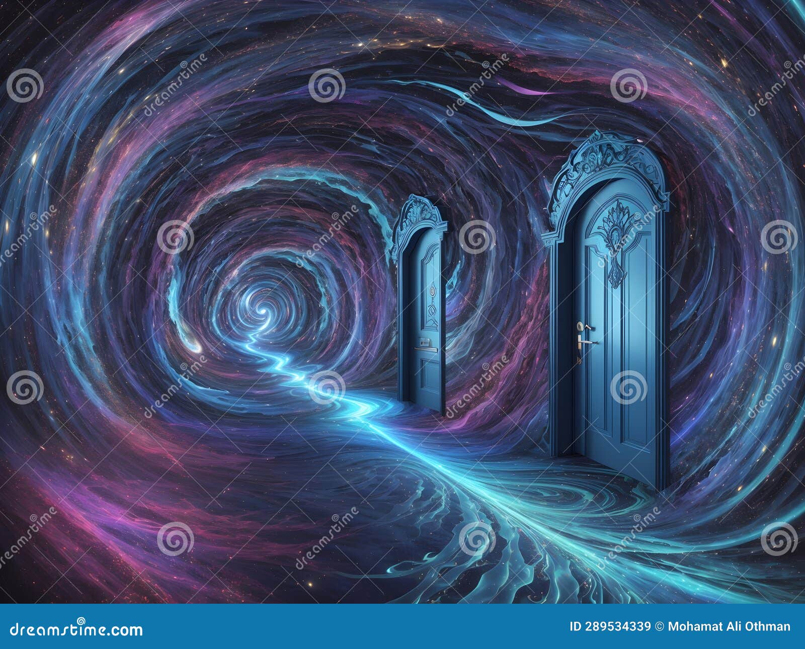 Leonardo Ai Generated Reality Warp Stock Illustration - Illustration of ...