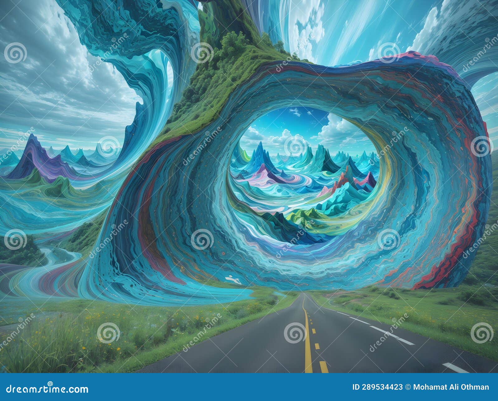 Leonardo Ai Generated Reality Warp Stock Illustration - Illustration of ...