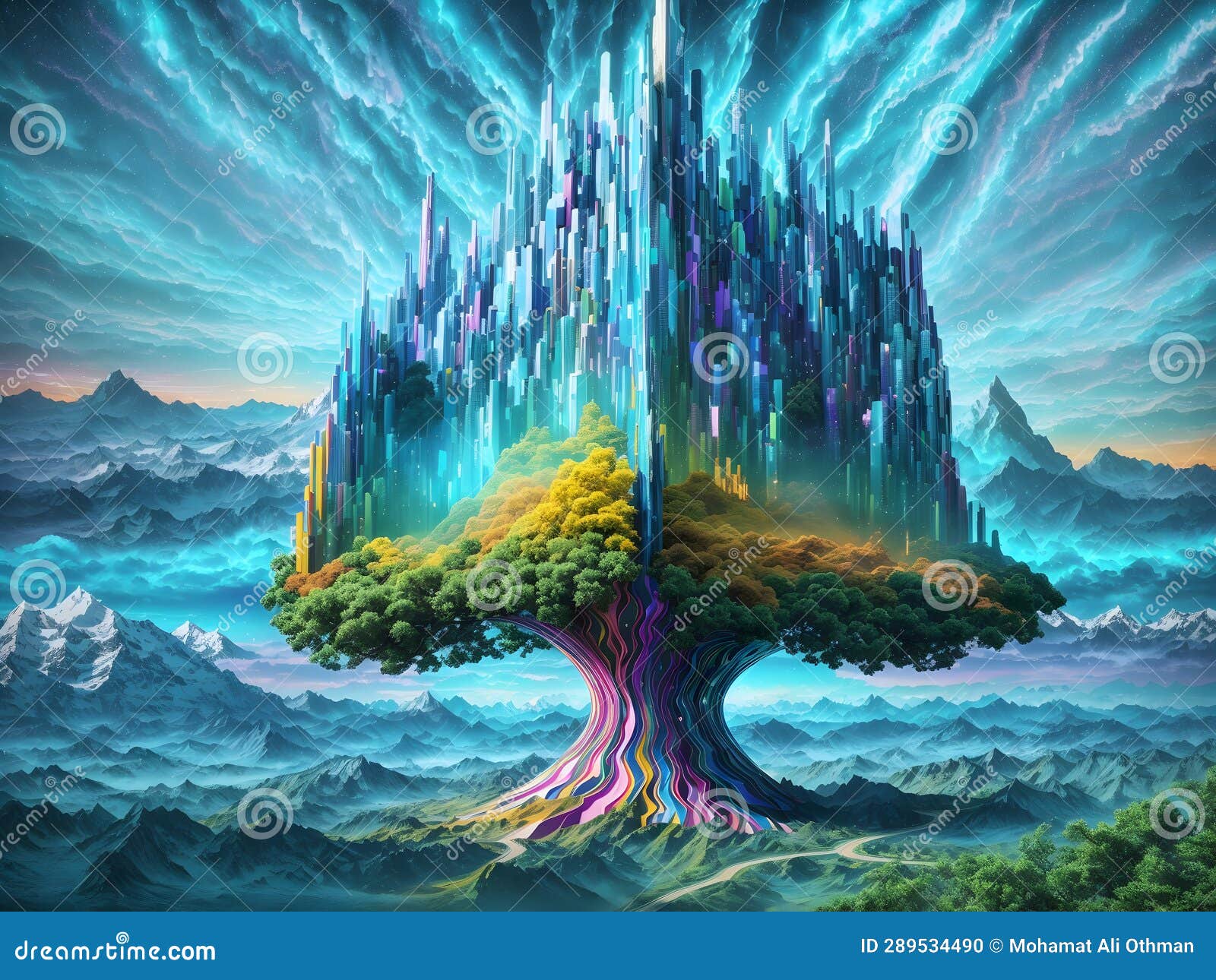 Leonardo Ai Generated Reality Warp Stock Illustration - Illustration of ...