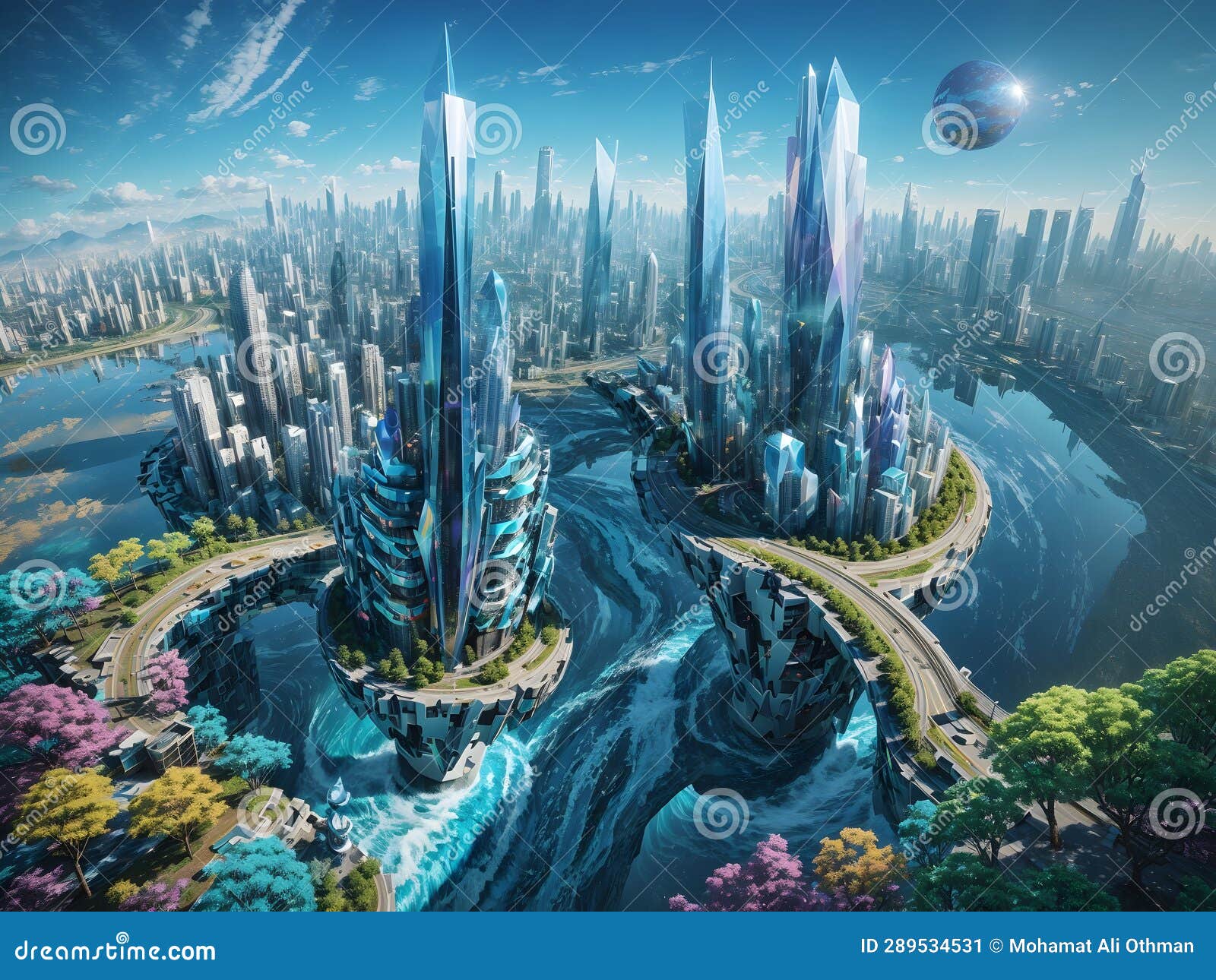 Leonardo Ai Generated Reality Warp Stock Image - Image of breeze ...