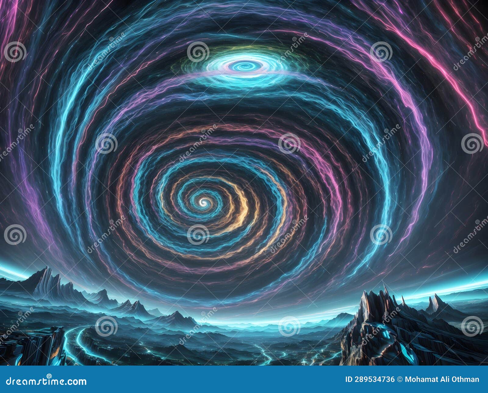 Leonardo Ai Generated Reality Warp Stock Illustration - Illustration of ...