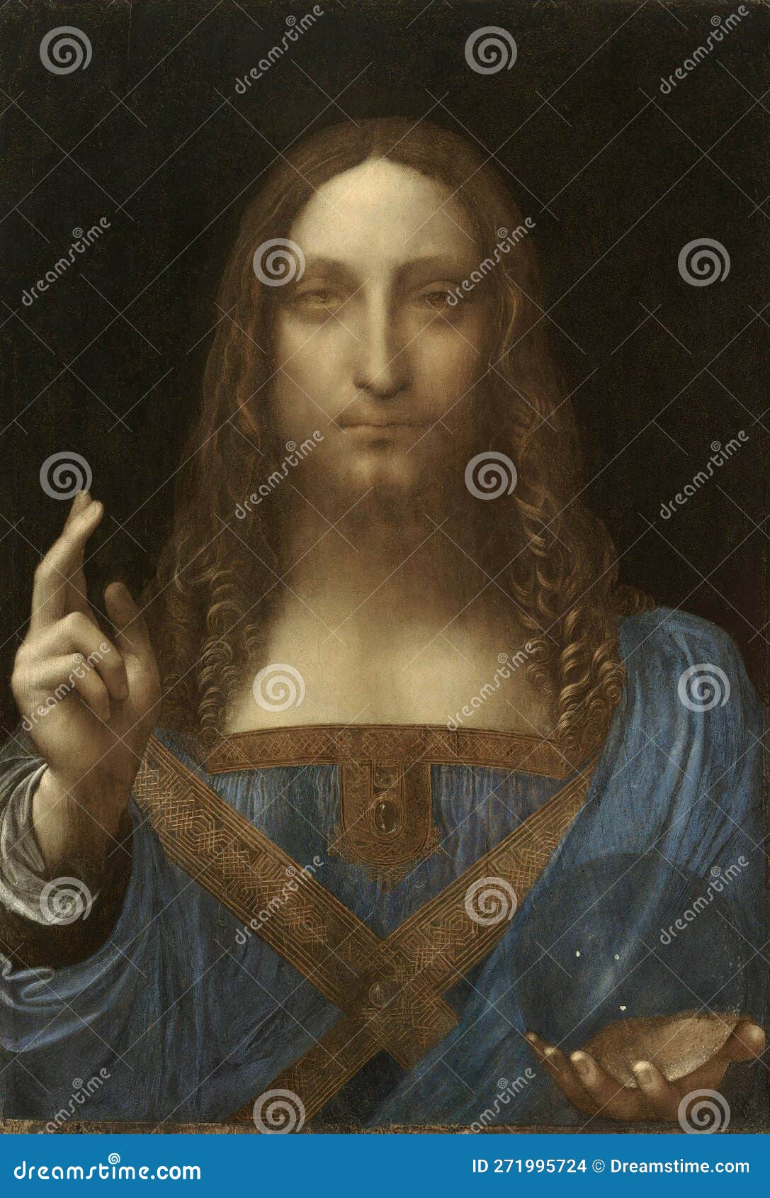Leonardo Da Vinci. the Savior of the World (Salvator Mundi) Editorial ...