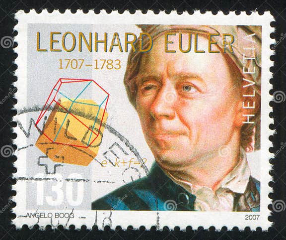 Leonhard Euler foto de stock editorial. Imagem de envelope - 96889368