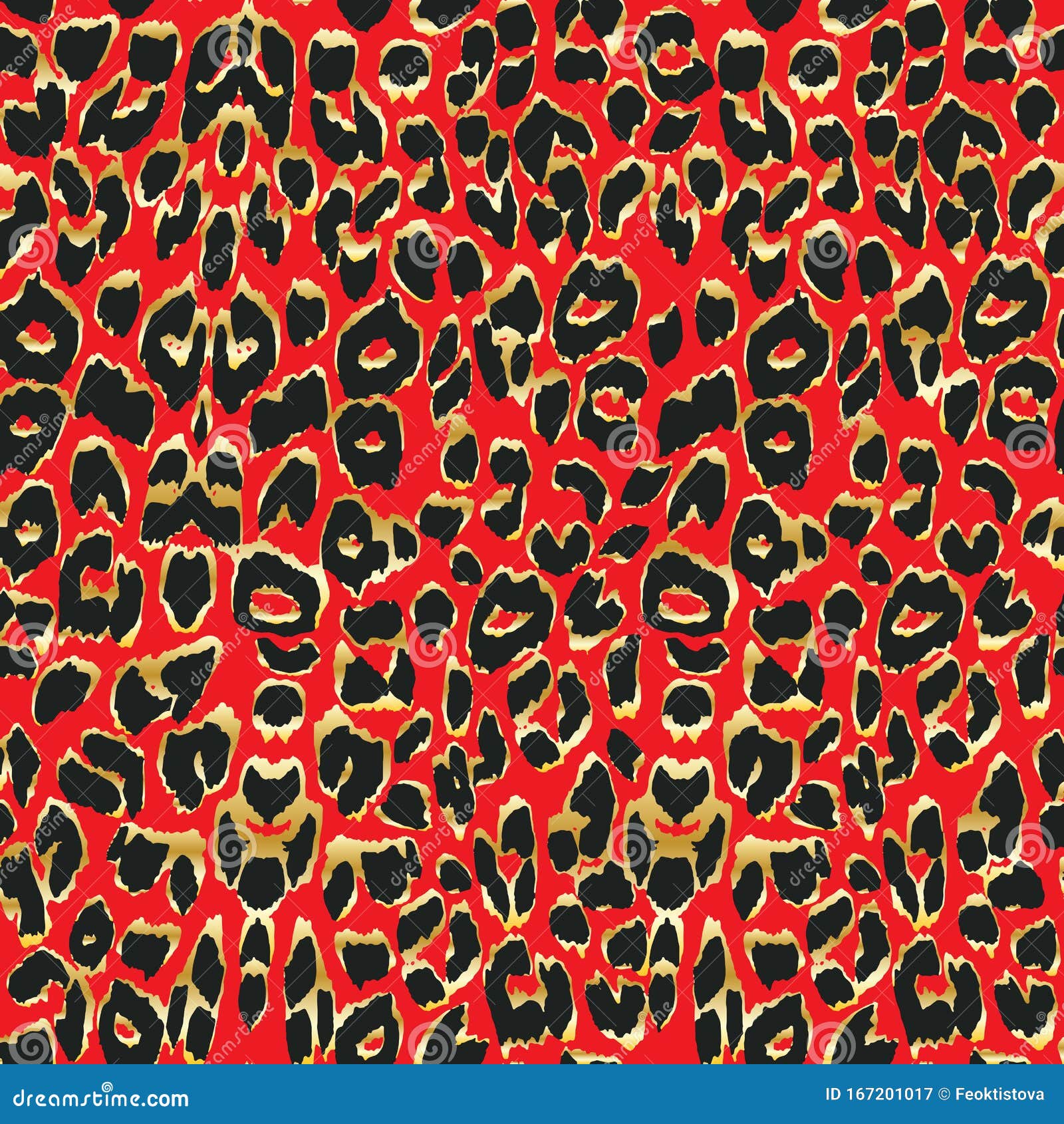 Leopard Background. Seamless Pattern Stock Vector - Illustration of ...