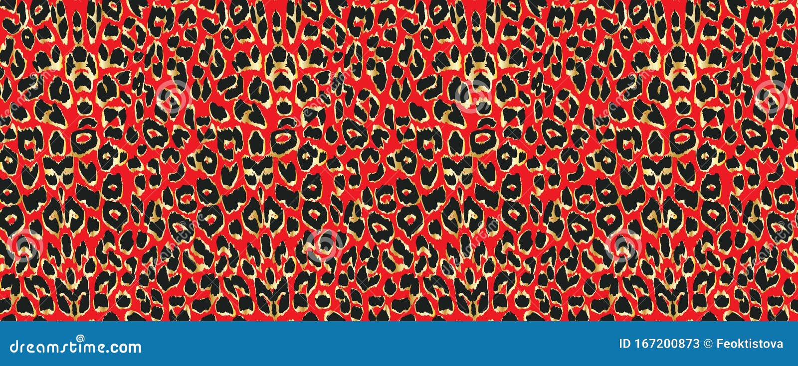 Leopard Background. Seamless Pattern Stock Vector - Illustration of ...
