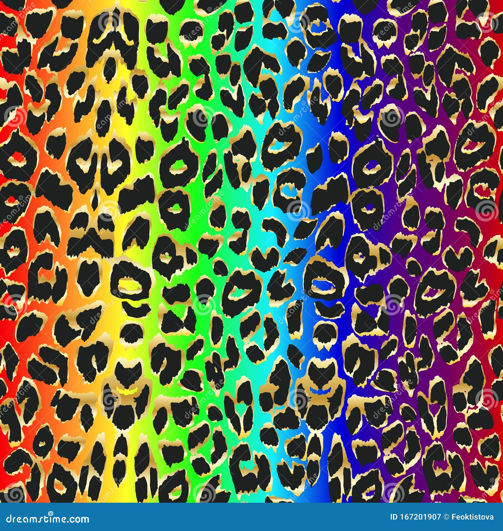 Leopard Background. Seamless Pattern Stock Vector - Illustration of ...