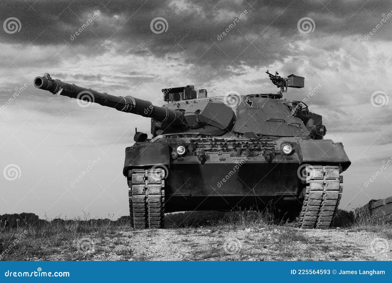 Leopard C1 tank stock image. Image of tank, coldwar - 225564593
