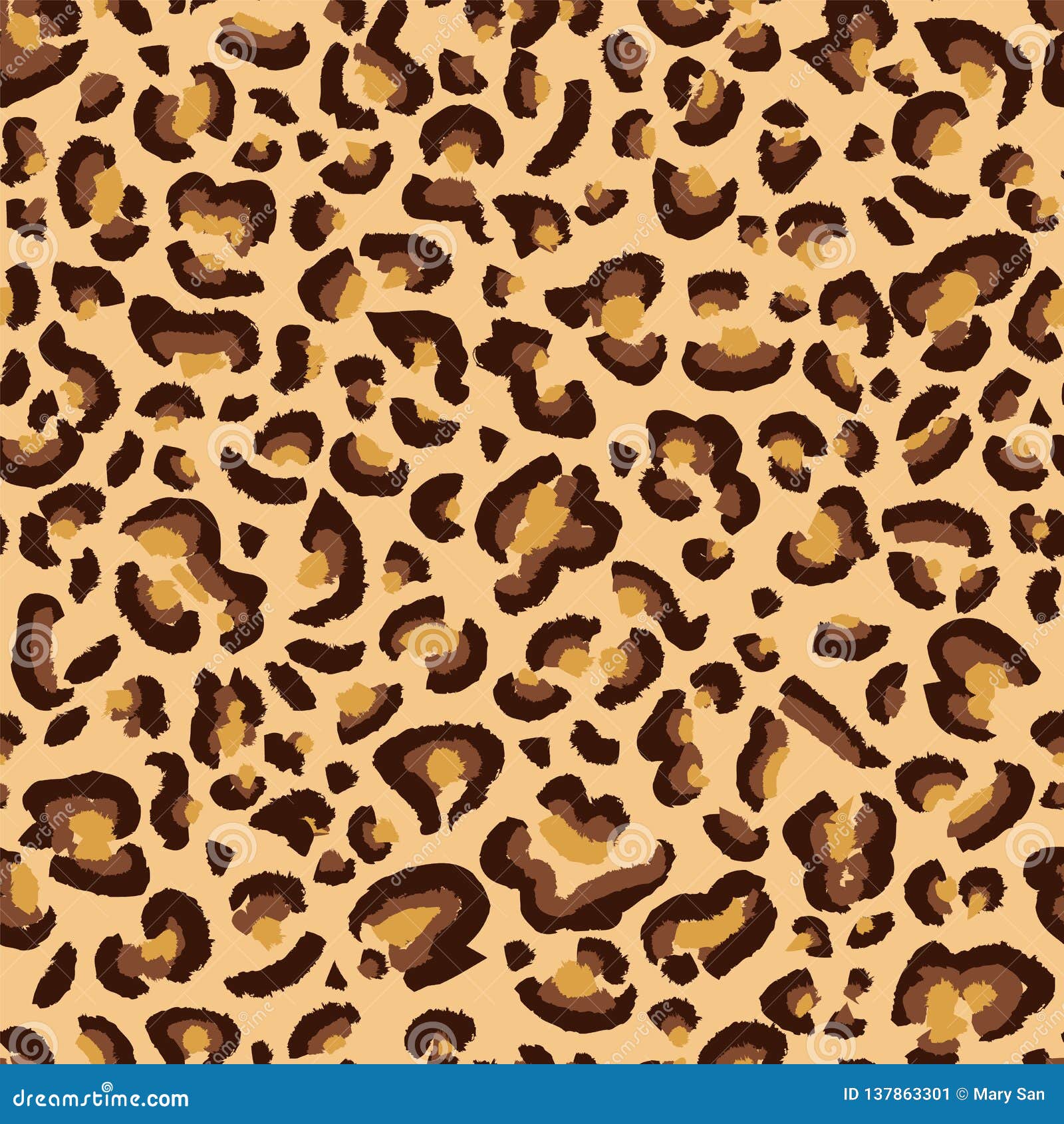 Leopard, Cheetah Spotted Texture, Leopard Seamless Pattern Design ...