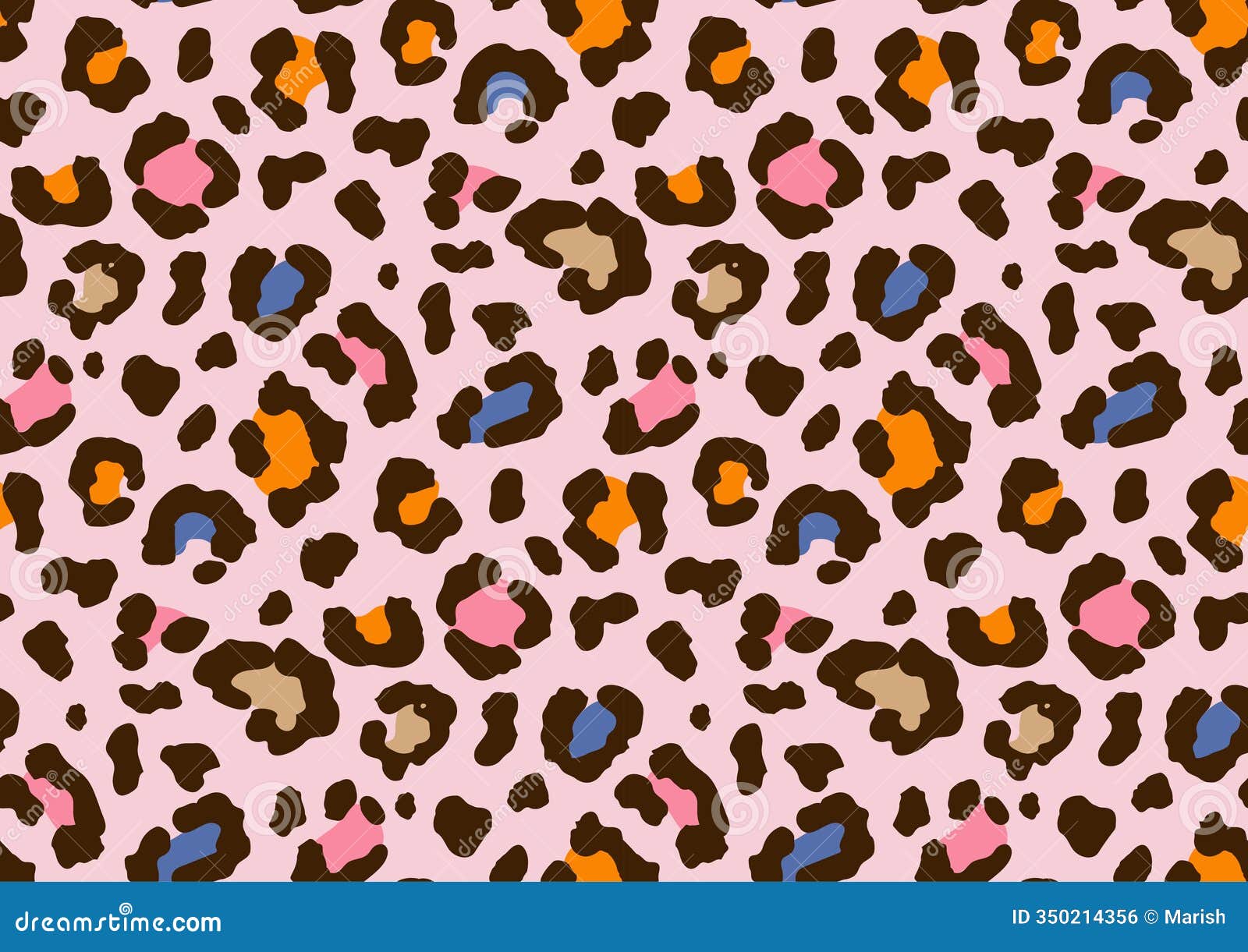 Leopard, Cheetah, Wild Animals Print, Seamless Pattern Design. Leopards Skin Pattern Textile ...