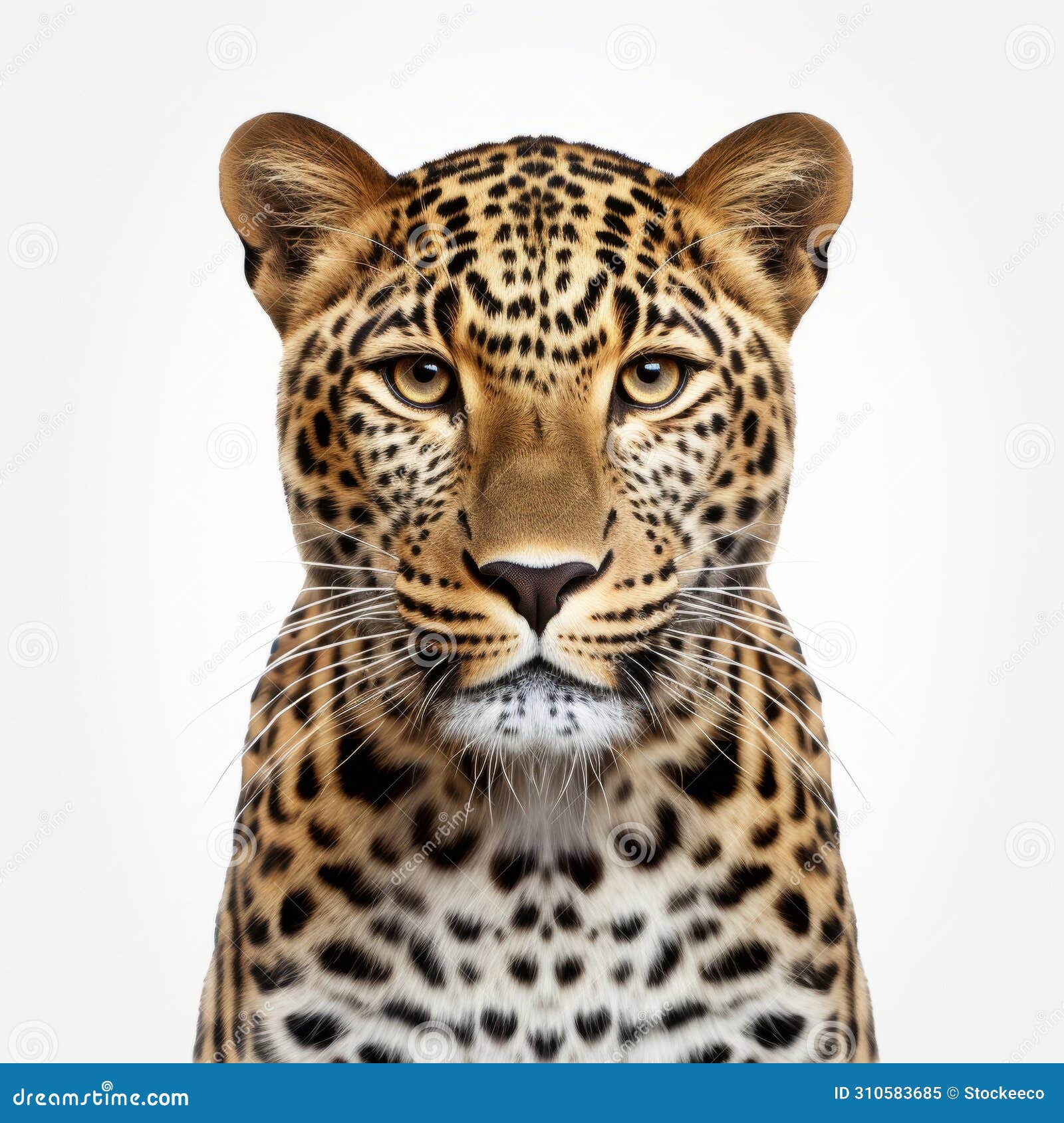 A View Of 2 Leopards Sitting On A Rock Stock Image | CartoonDealer.com ...