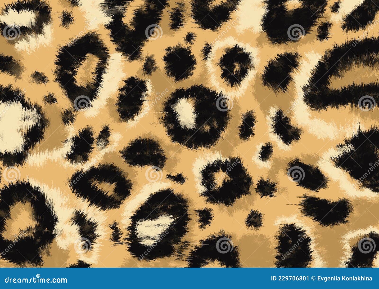 Leopard Design Pattern. Animal Skin Leo Pard Seamless Pattern Design ...
