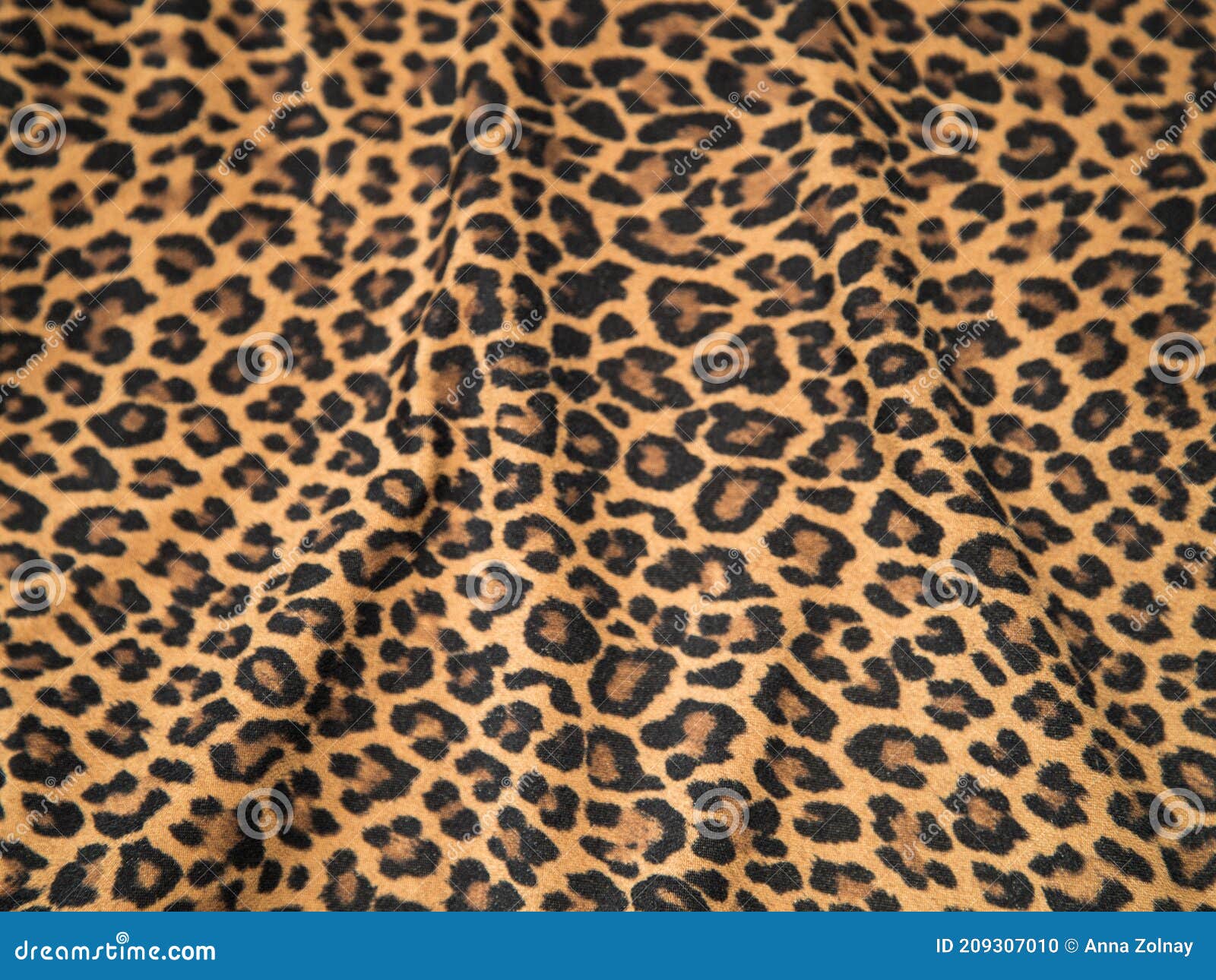 Leopard Effect Fabric Pattern Seamless Textile Material Design Stock ...