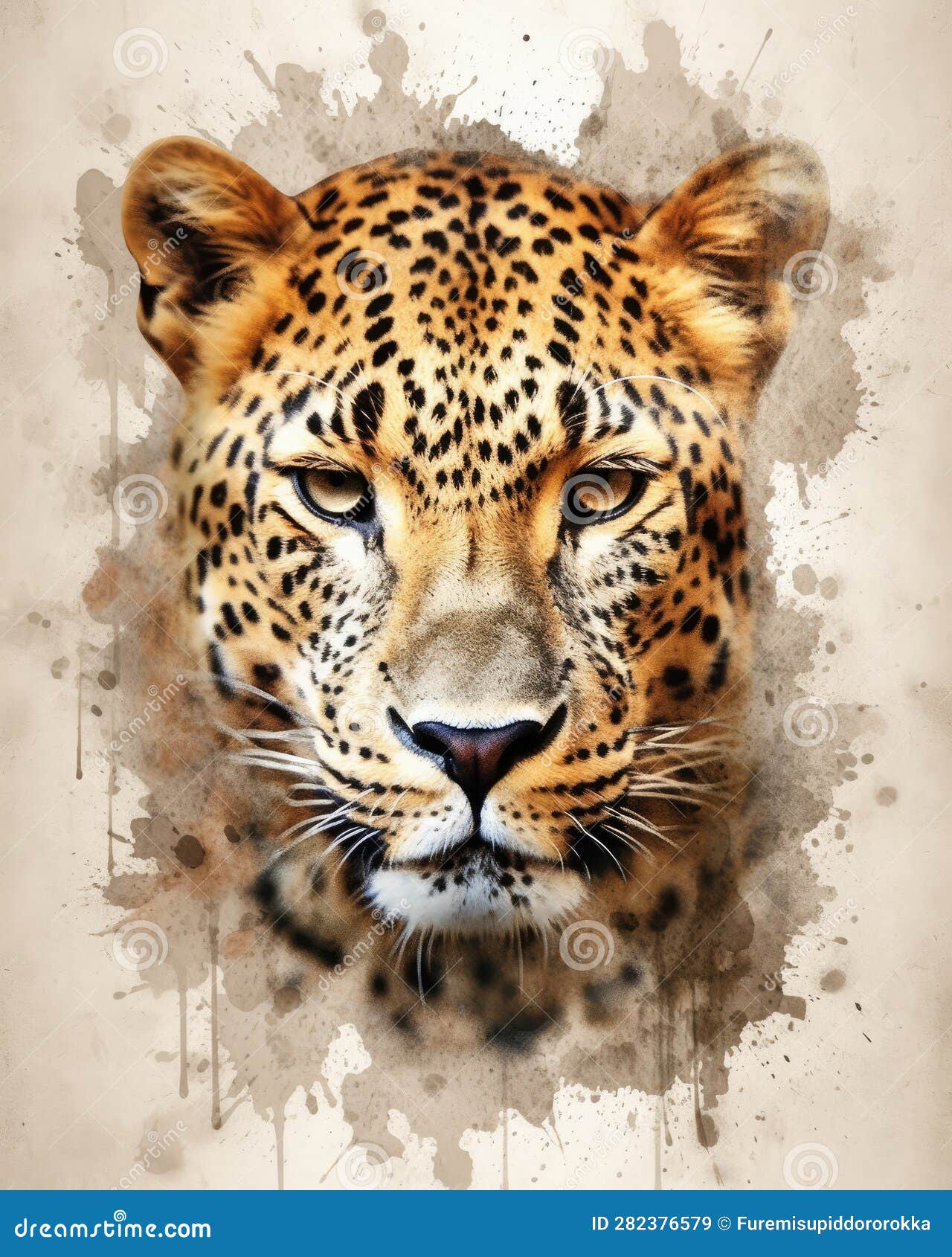 Leopard Form and Spirit through an Abstract Lens Dynamic and Expressive ...