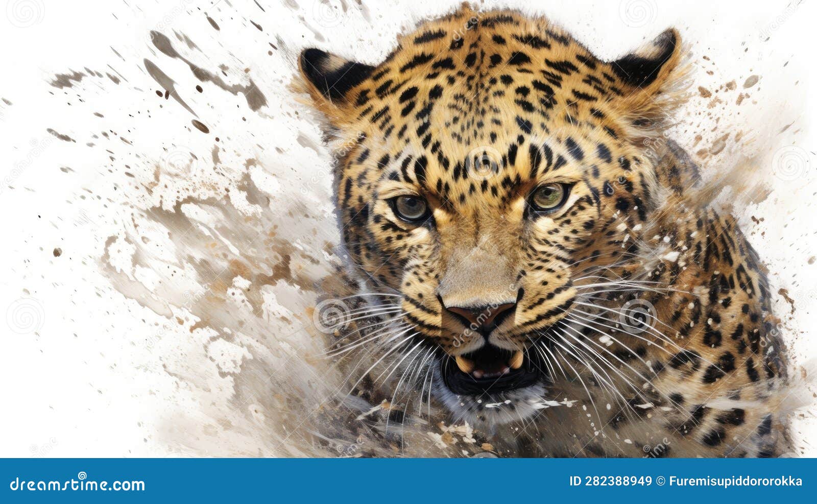 Leopard Form and Spirit through an Abstract Lens Dynamic and Expressive ...