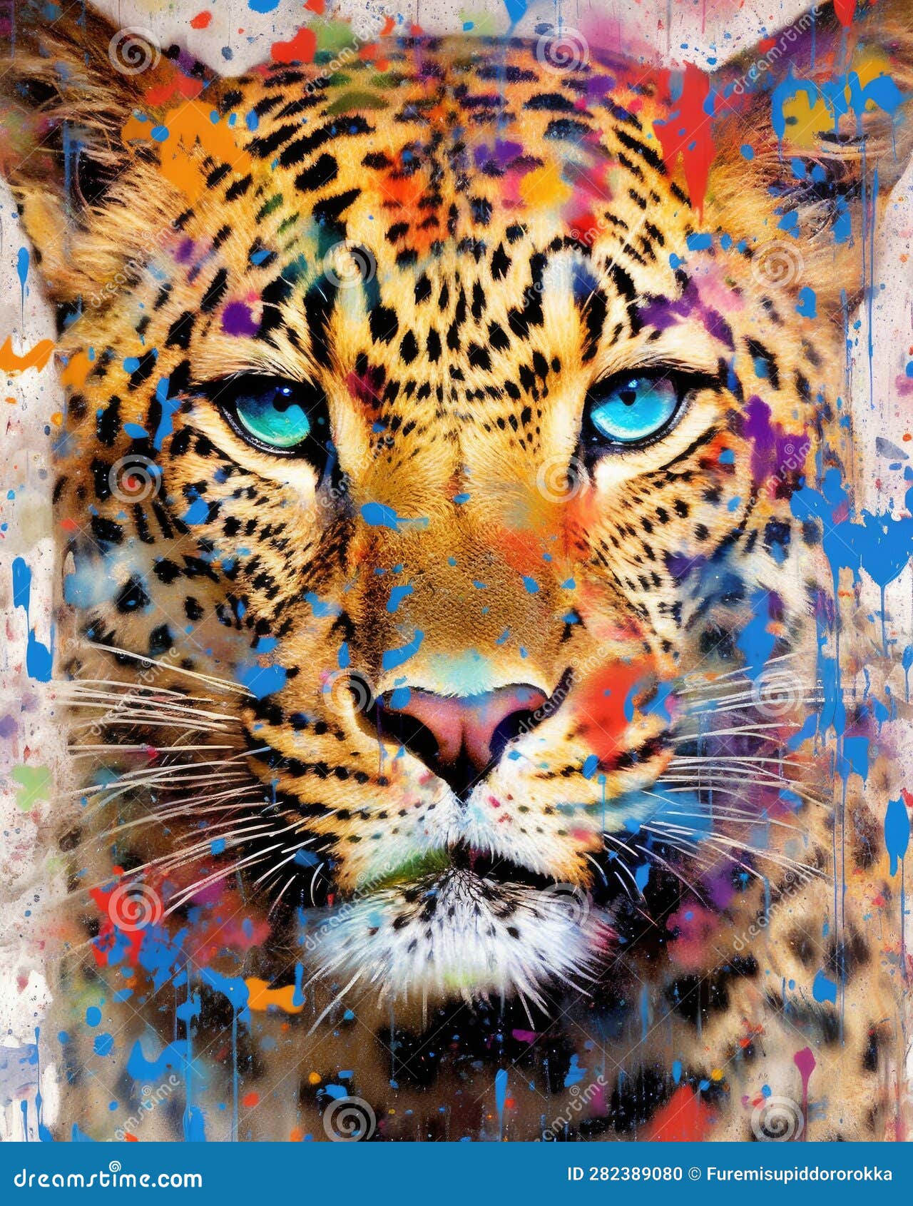 Leopard Form and Spirit through an Abstract Lens Dynamic and Expressive ...