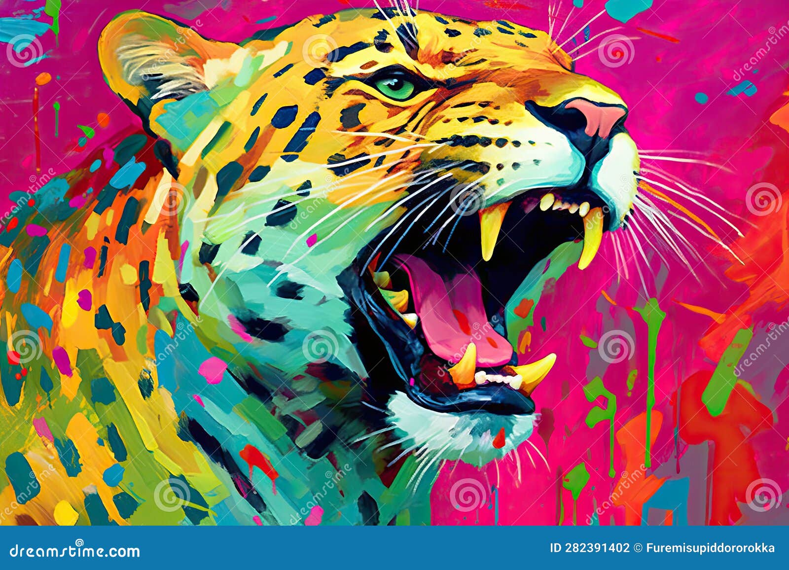 Leopard Form and Spirit through an Abstract Lens Dynamic and Expressive ...