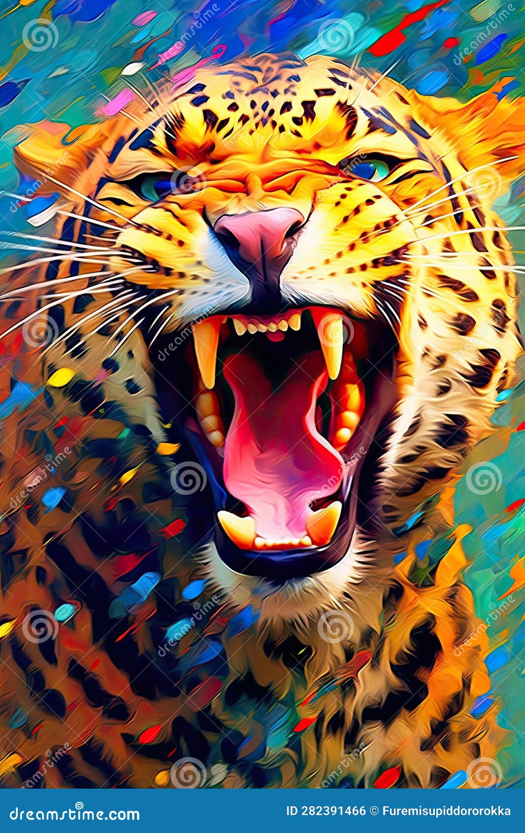 Leopard Form and Spirit through an Abstract Lens Dynamic and Expressive ...