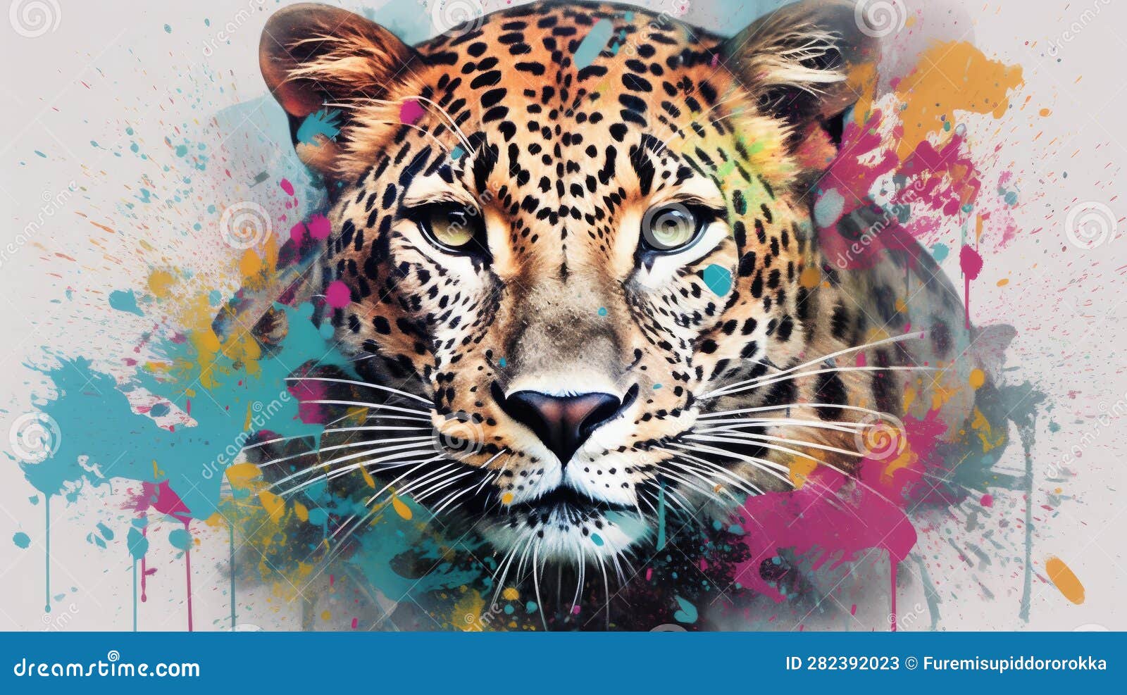 Leopard Form and Spirit through an Abstract Lens Dynamic and Expressive ...