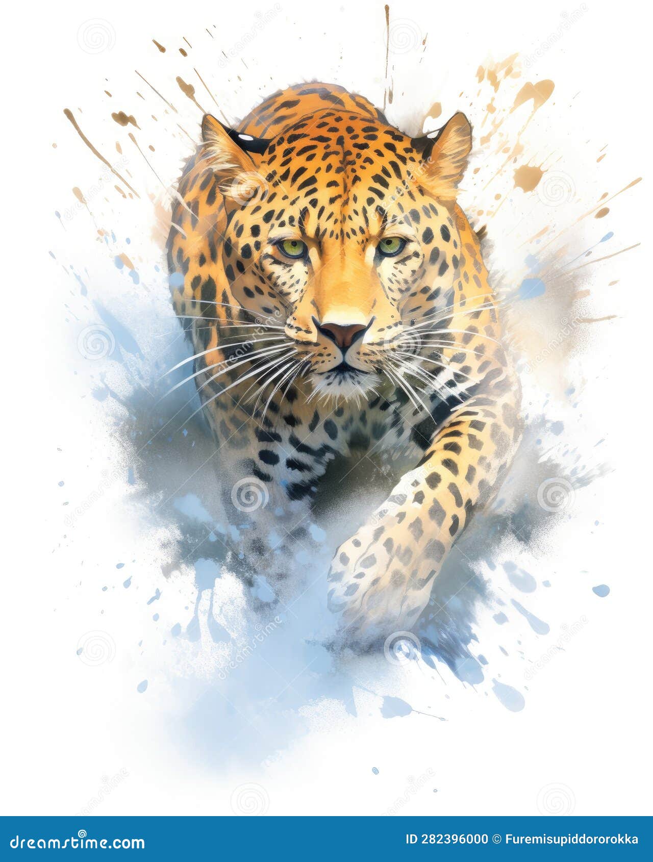 Leopard Form and Spirit through an Abstract Lens Dynamic and Expressive ...