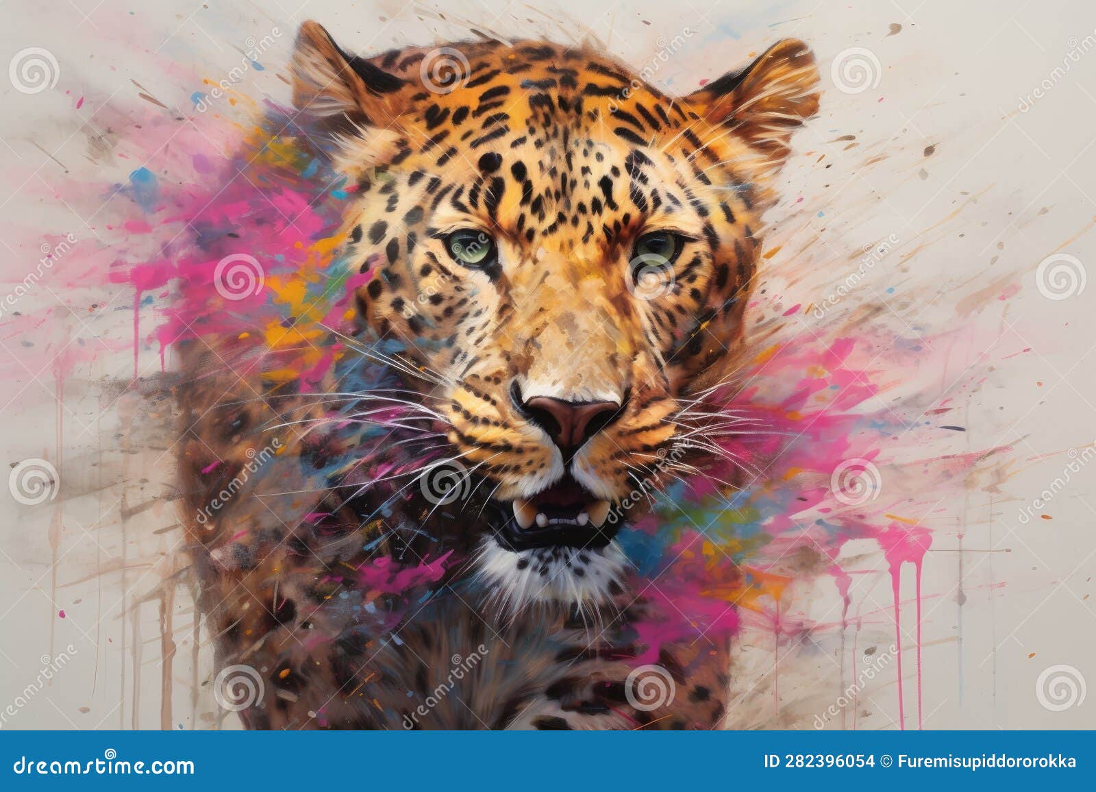 Leopard Form and Spirit through an Abstract Lens Dynamic and Expressive ...