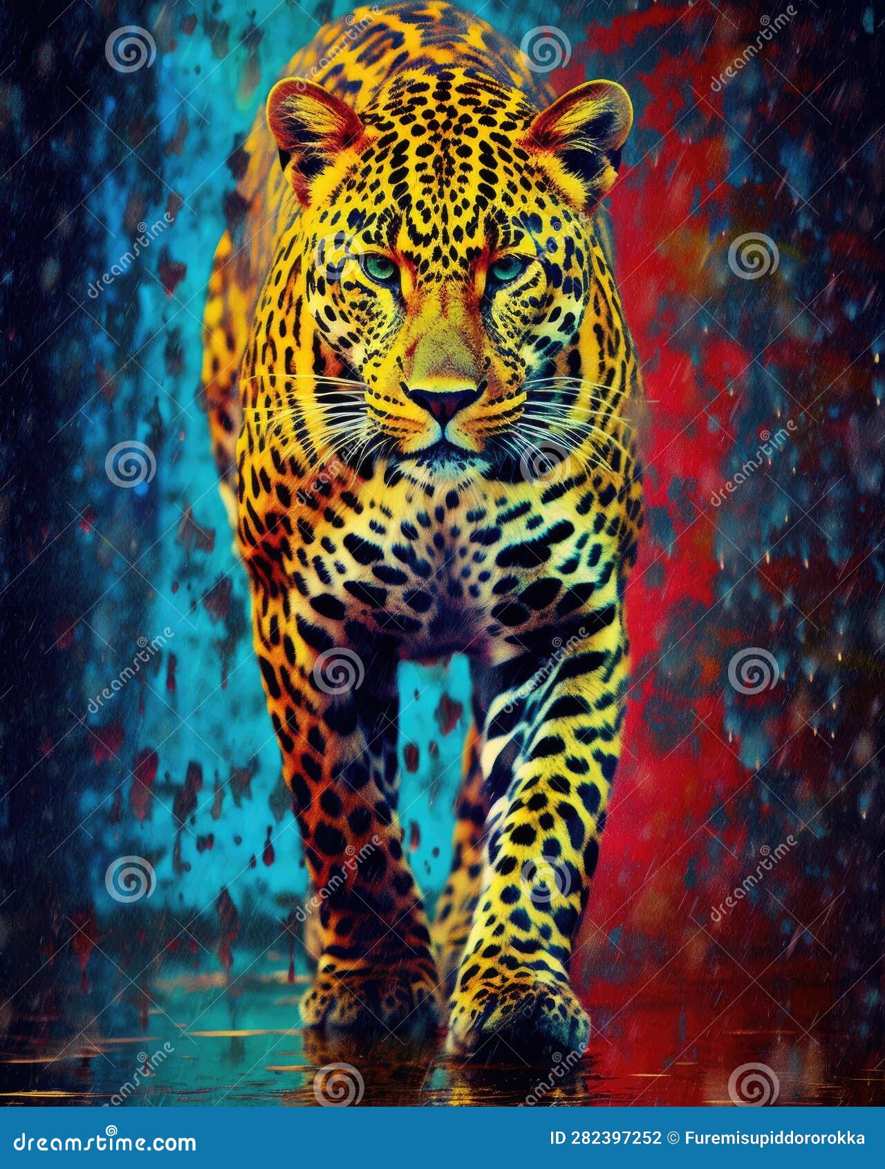 Leopard Form and Spirit through an Abstract Lens Dynamic and Expressive ...