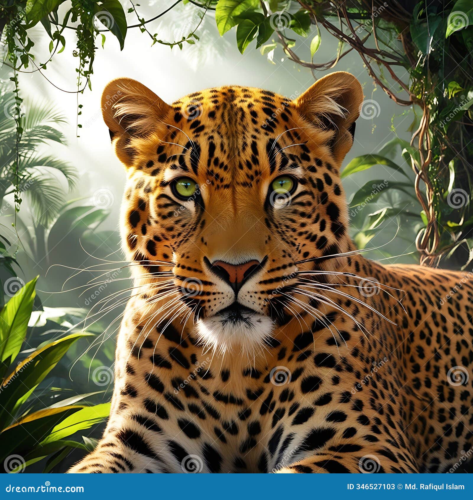 Leopard in Jungle Stock Photos of Nature Stock Image - Image of ...