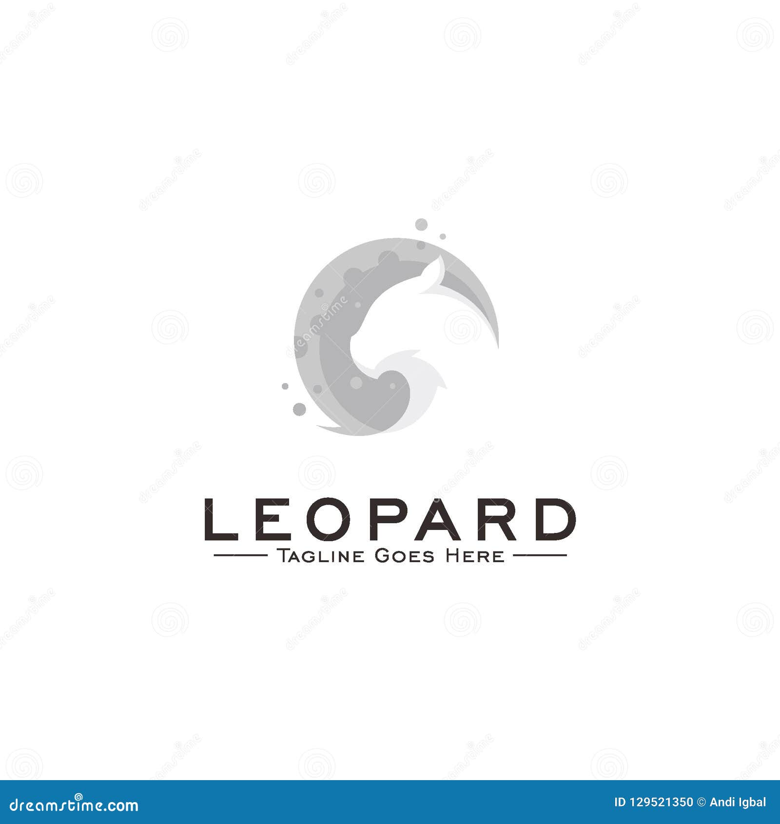 Leopard Logo Design Concept Stock Illustration - Illustration of hunter ...