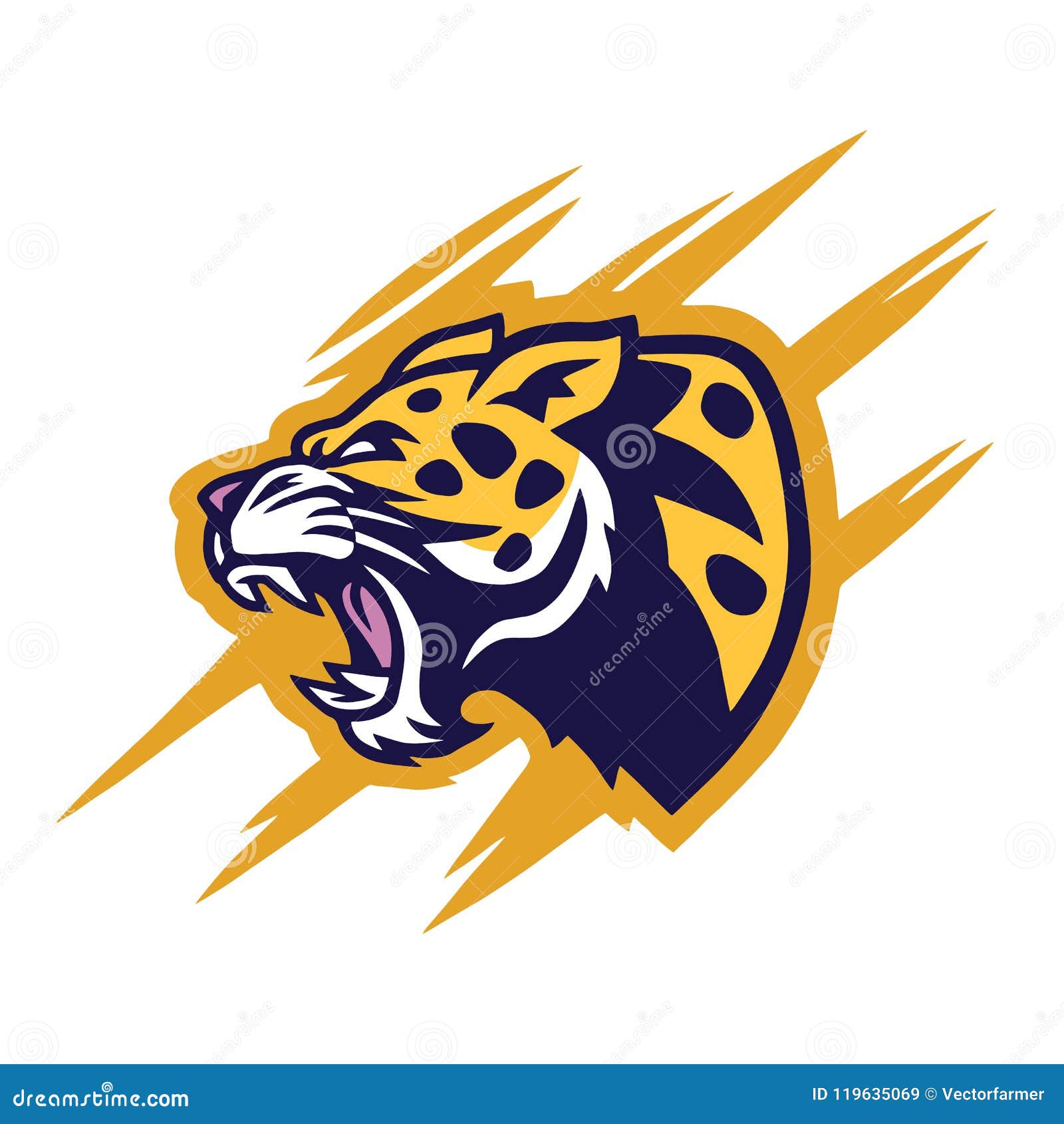 Leopard Logo Design Vector stock vector. Illustration of logotype ...