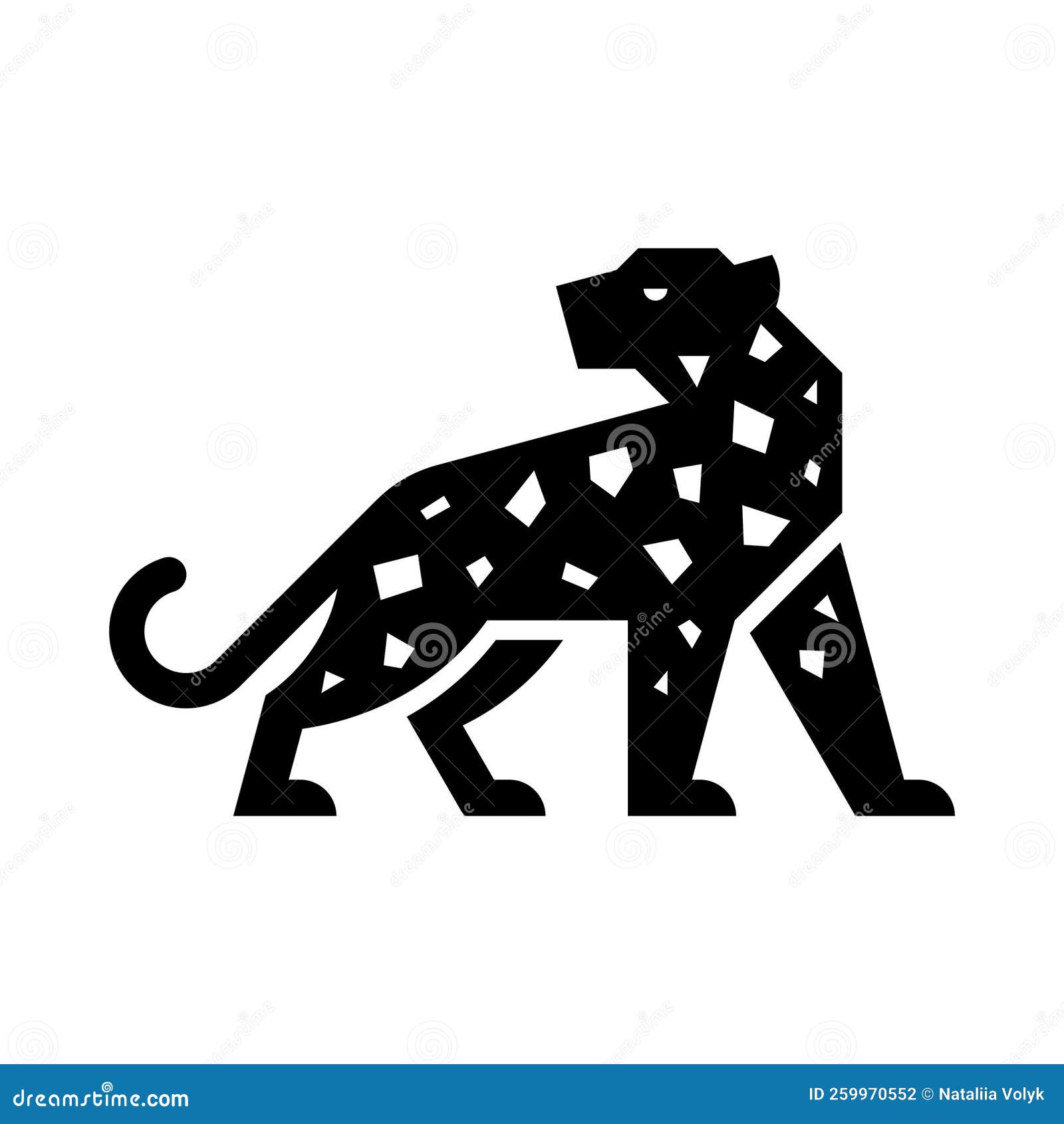Leopard Logo stock vector. Illustration of element, vector - 259970552