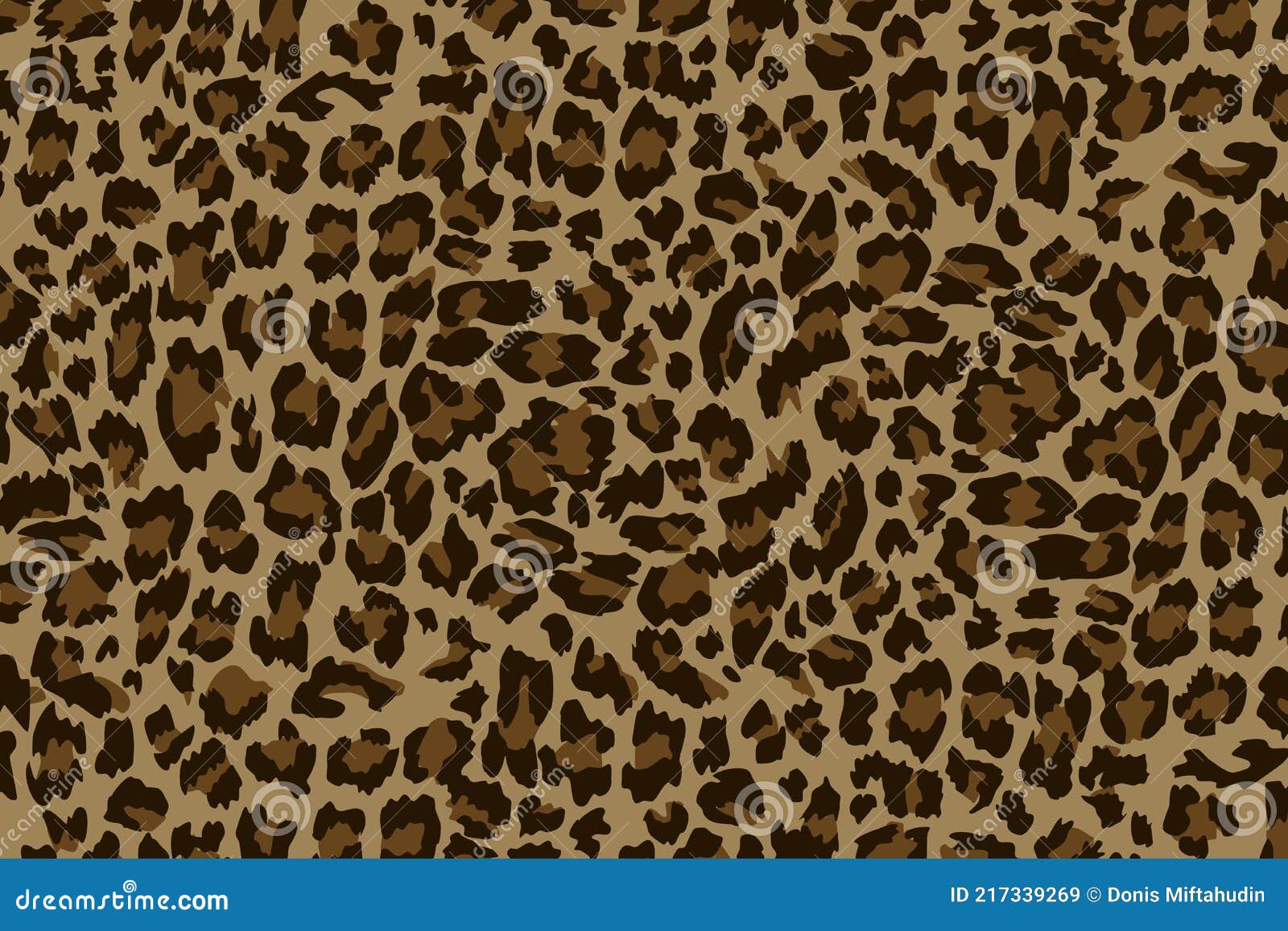 Leopard Patten Illustration Stock Vector - Illustration of wild, fabric ...