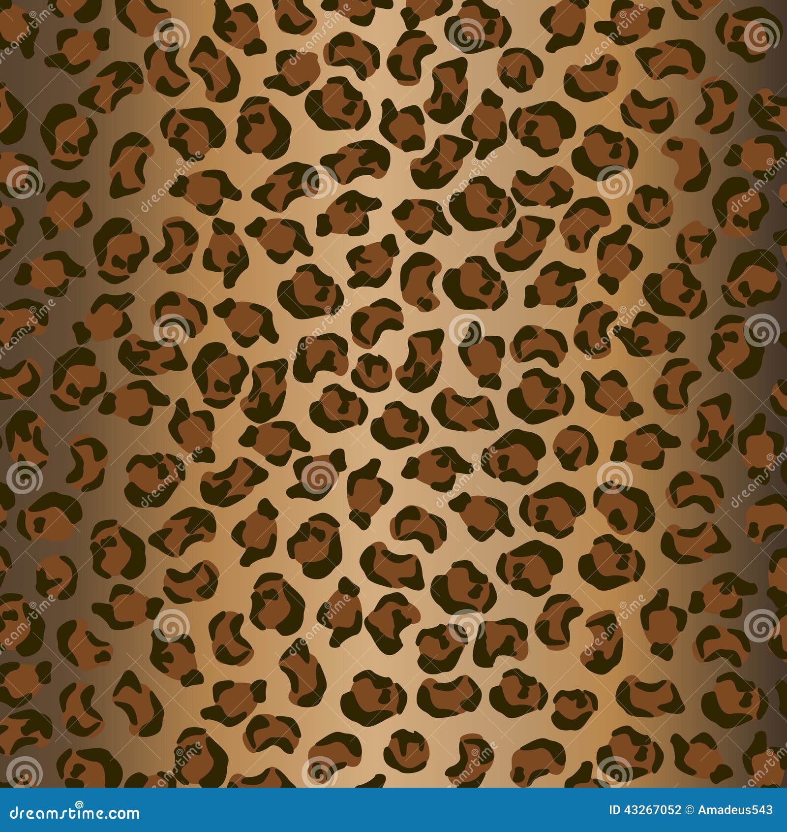 Leopard pattern stock vector. Illustration of hair, repeating - 43267052