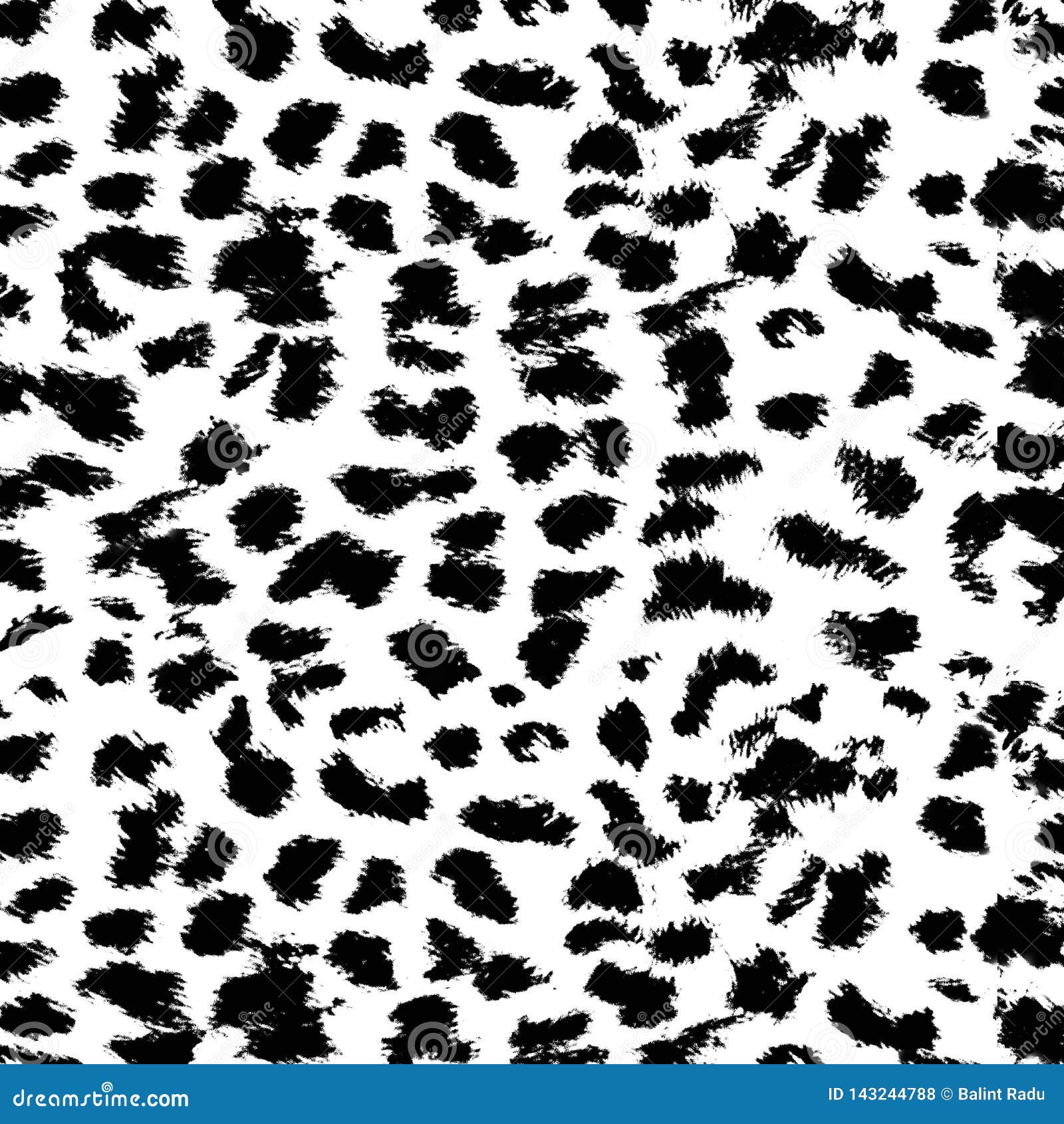 Leopard Pattern Texture Over White Background Stock Vector ...