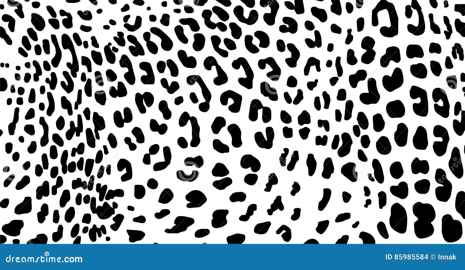 Leopard Pattern Texture Repeating Seamless Monochrome Black White Stock ...