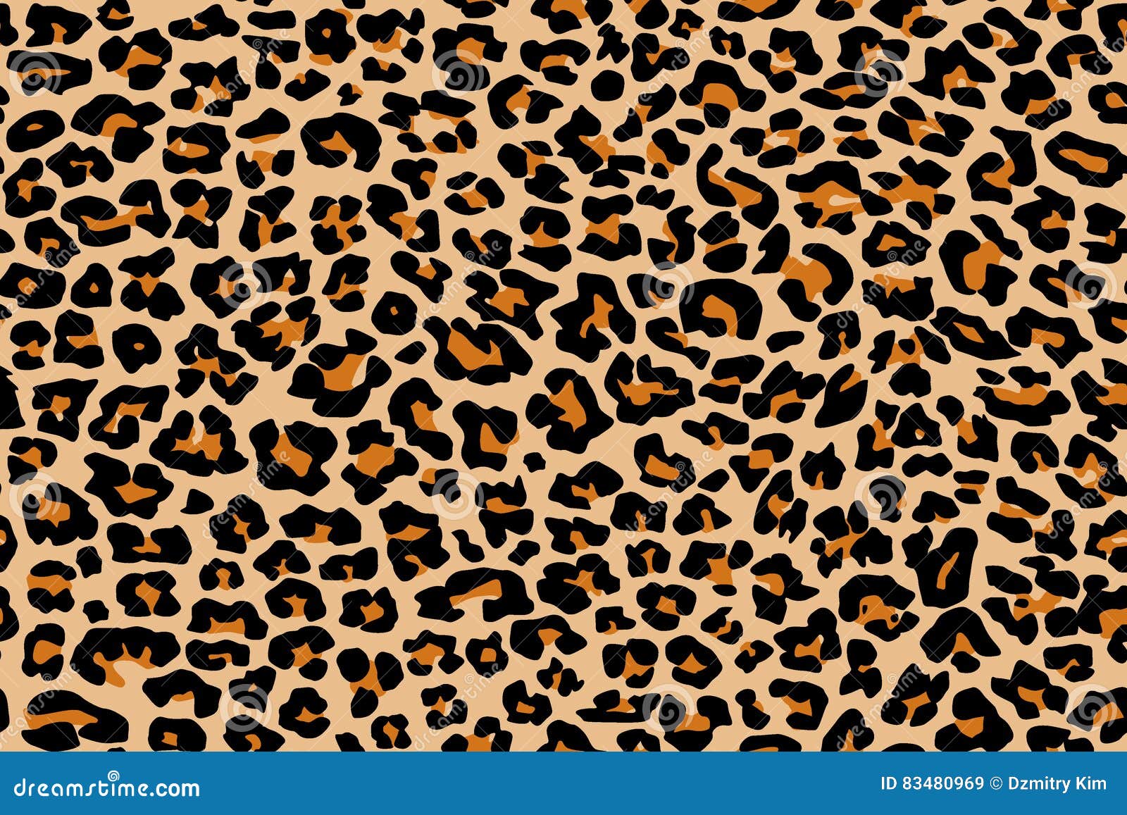 Leopard Pattern Texture Repeating Seamless Stock Vector - Illustration ...