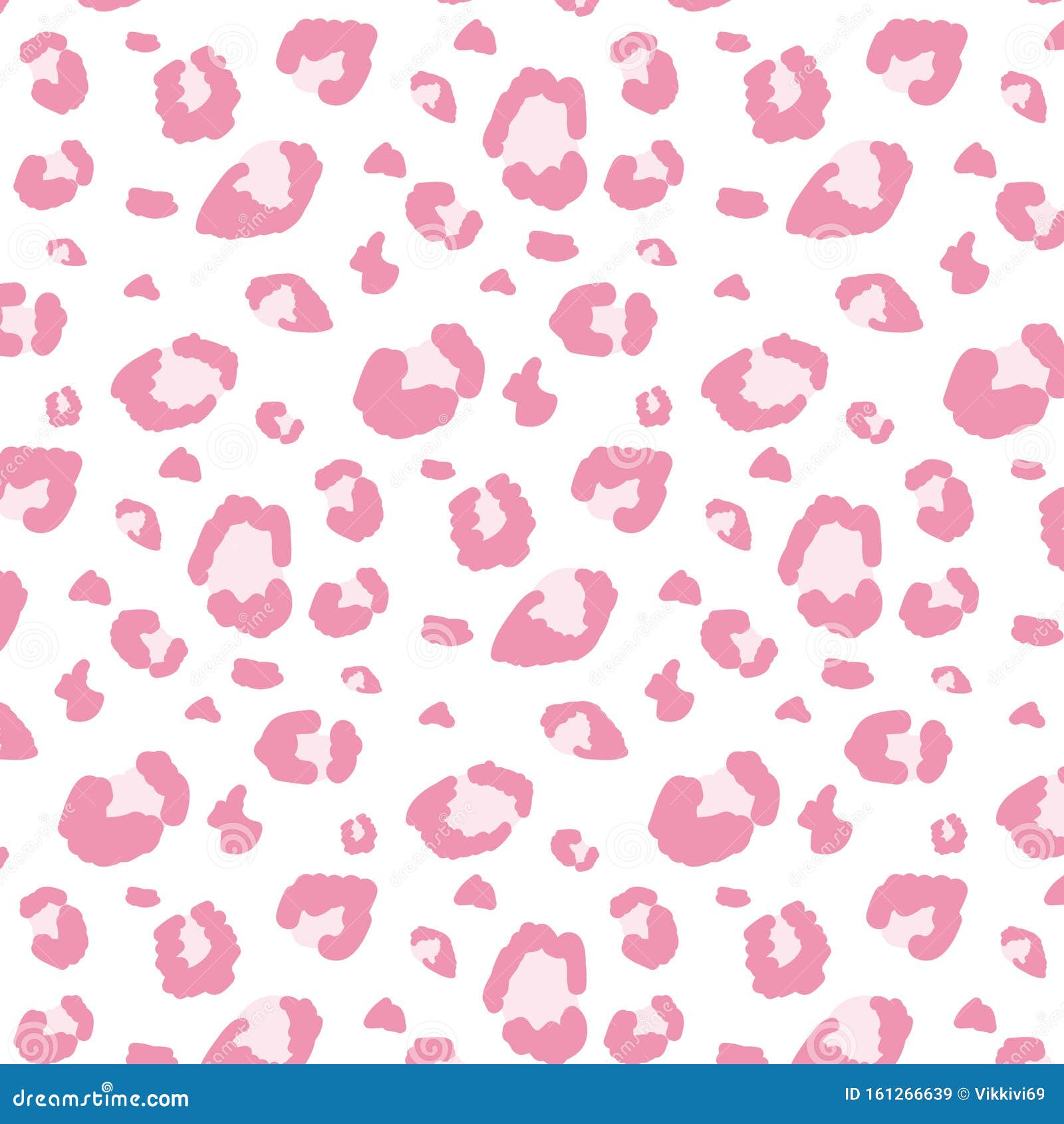 Leopard Pink Pattern. Vector Design in Pop Art Style Stock Illustration ...