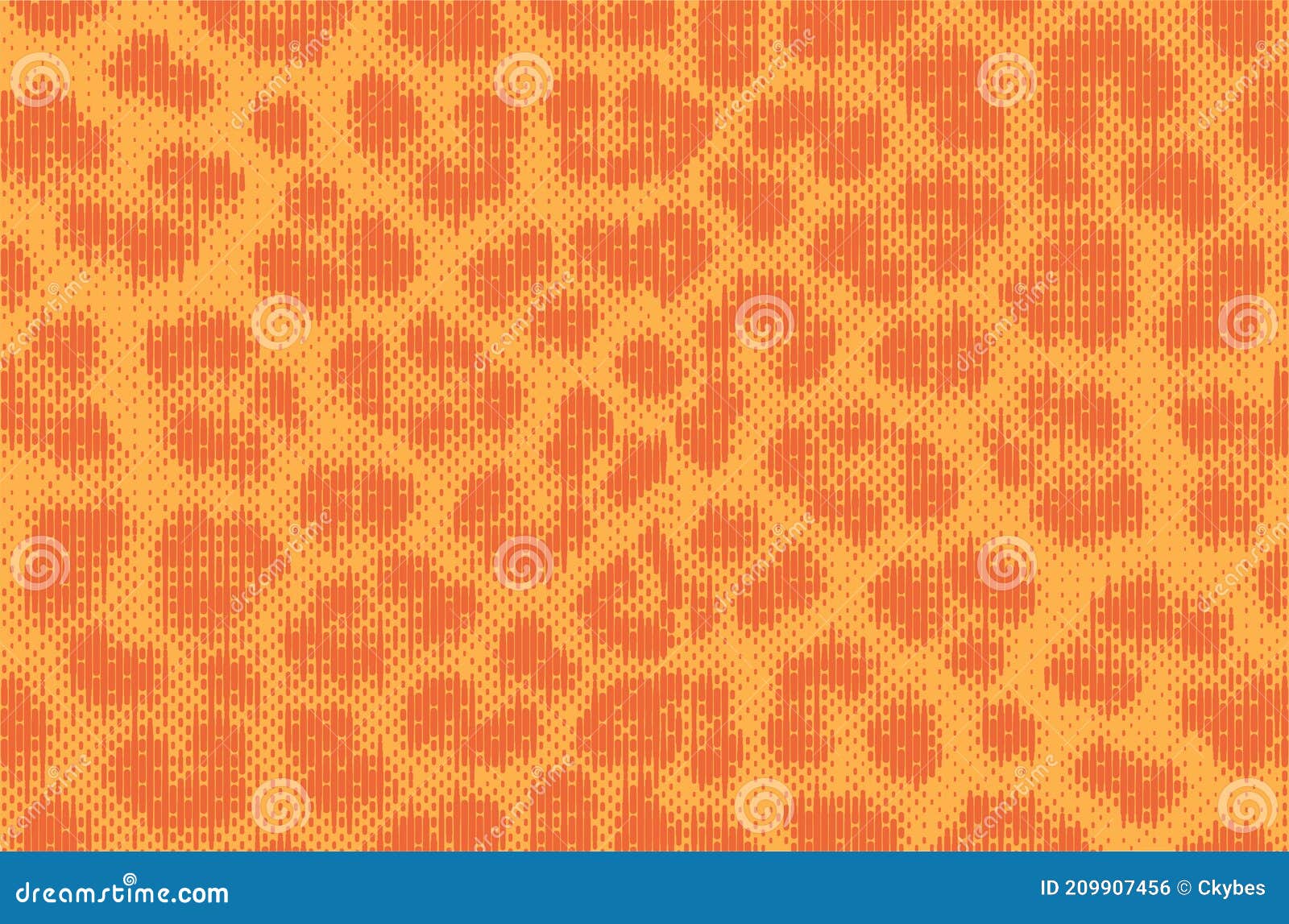 Leopard Pixel Art Style Stains Pattern Design. Stock Vector ...