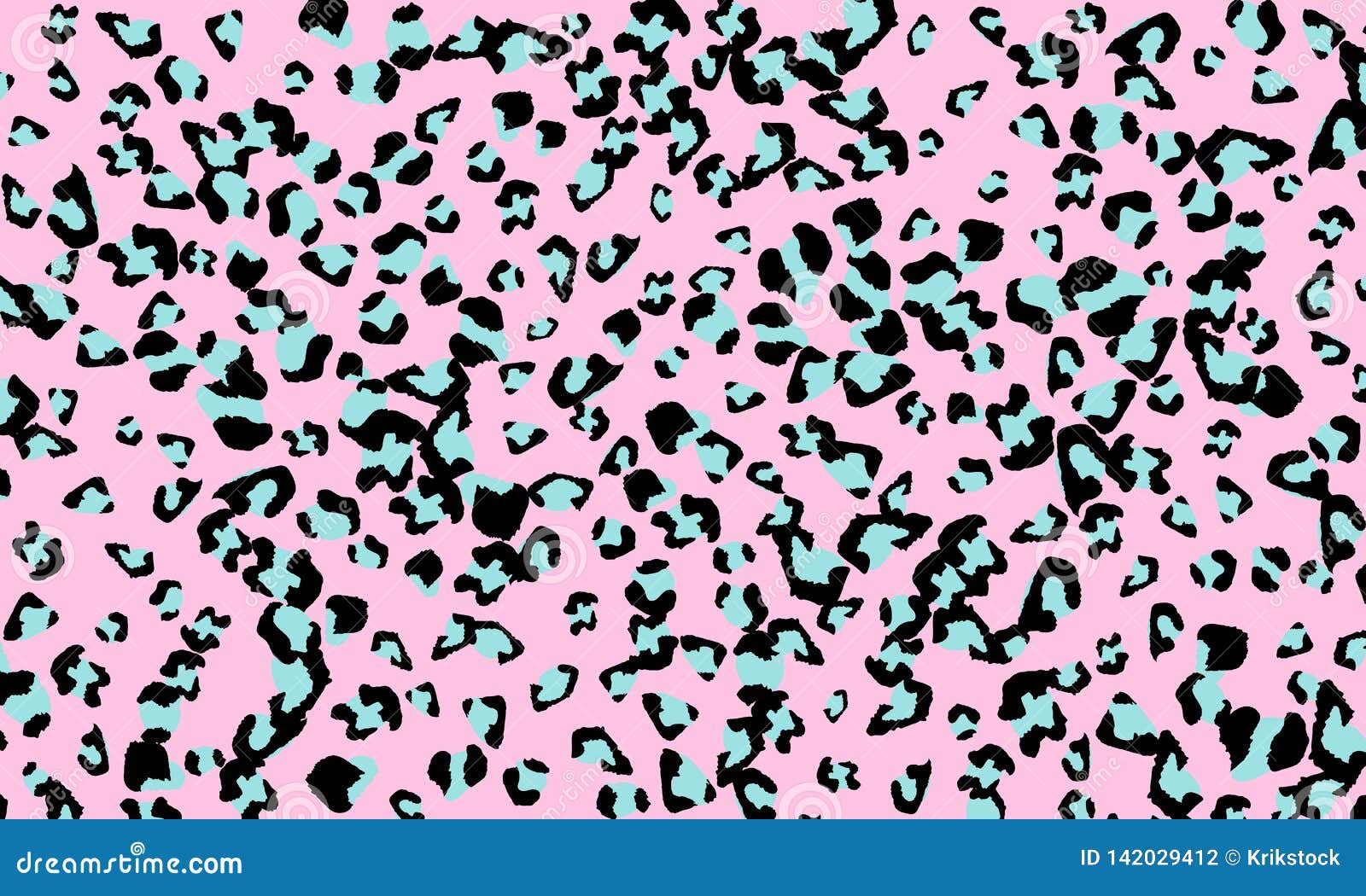 Leopard Print Design. Animal Skin Pattern Stock Vector - Illustration ...