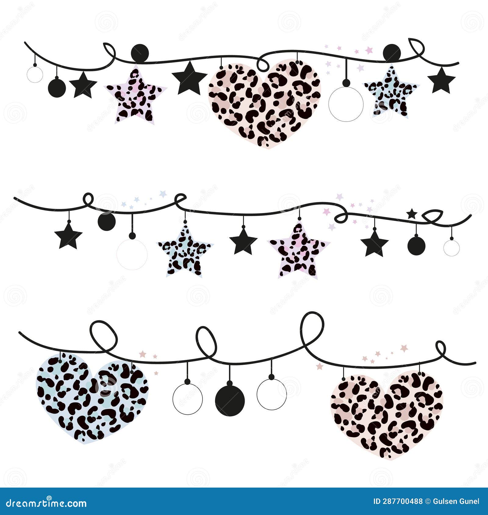 Leopard Print Light Bulb Greeting Card Stock Illustration ...